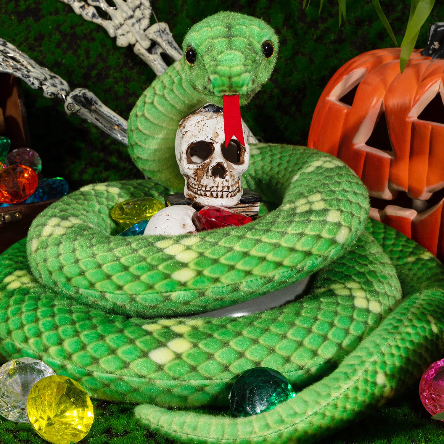 Snapklik.com : MGZTTHW Snake Plush, 71 In Stuffed Snake Animal, Large ...