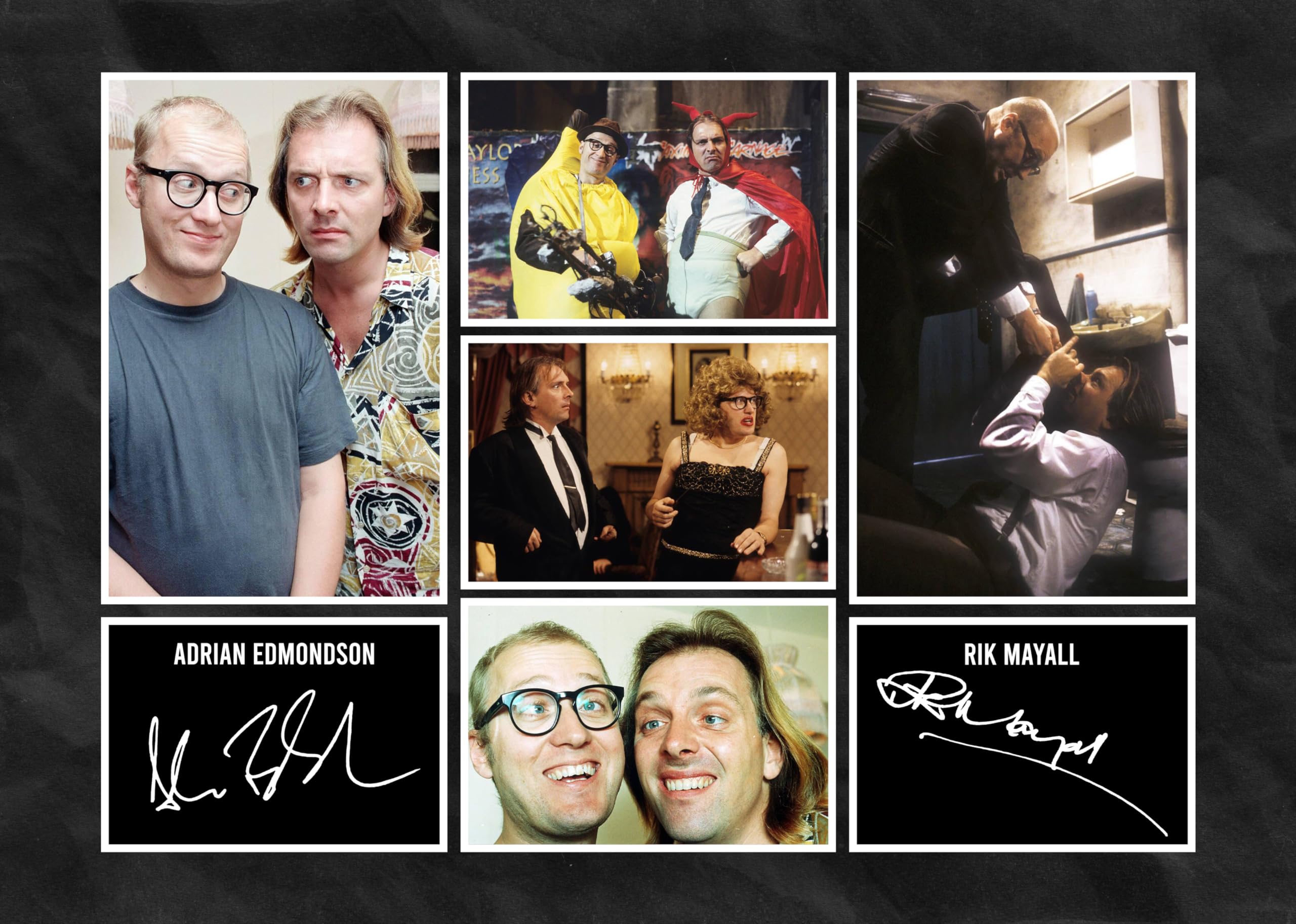 RJR PRINTS Rik Mayall & Adrian Edmondson - Bottom, The Young Ones ...