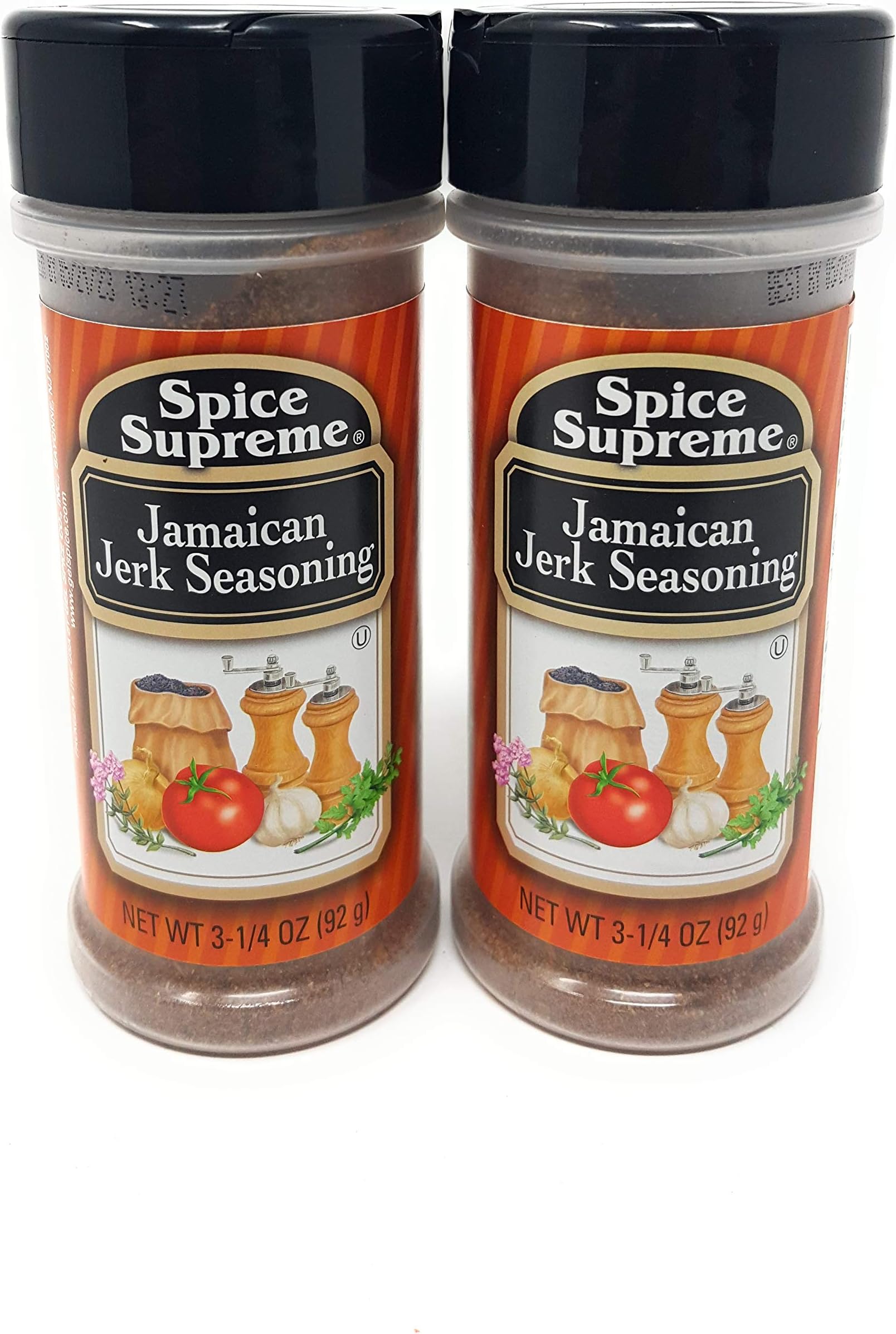 Amazon.com : Spice Supreme Jamaican Jerk Seasoning (3.25 oz Bottles) 2 ...