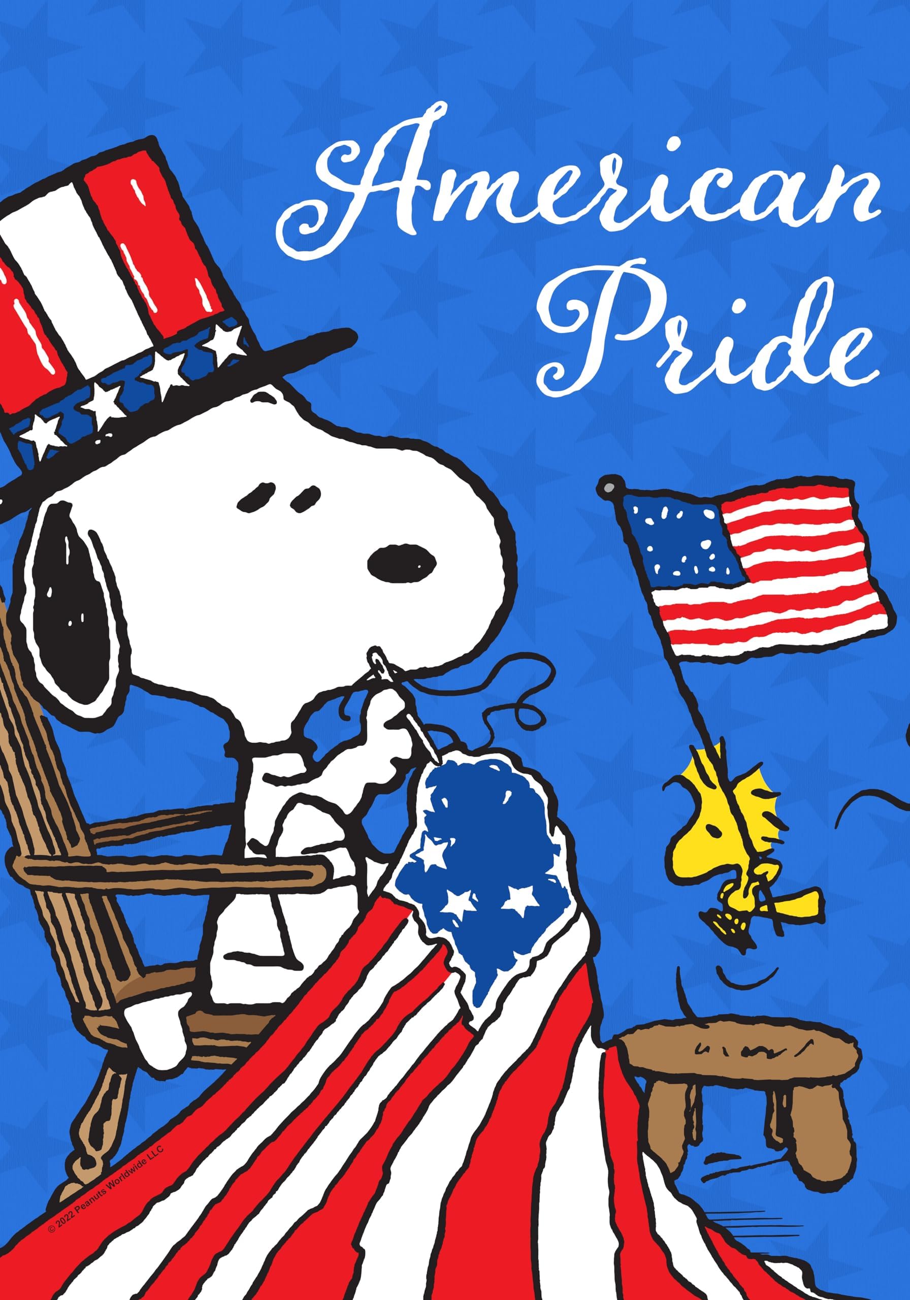 Amazon.com : BACKYARD GLORY PEANUTS Proud to Be American Snoopy and ...
