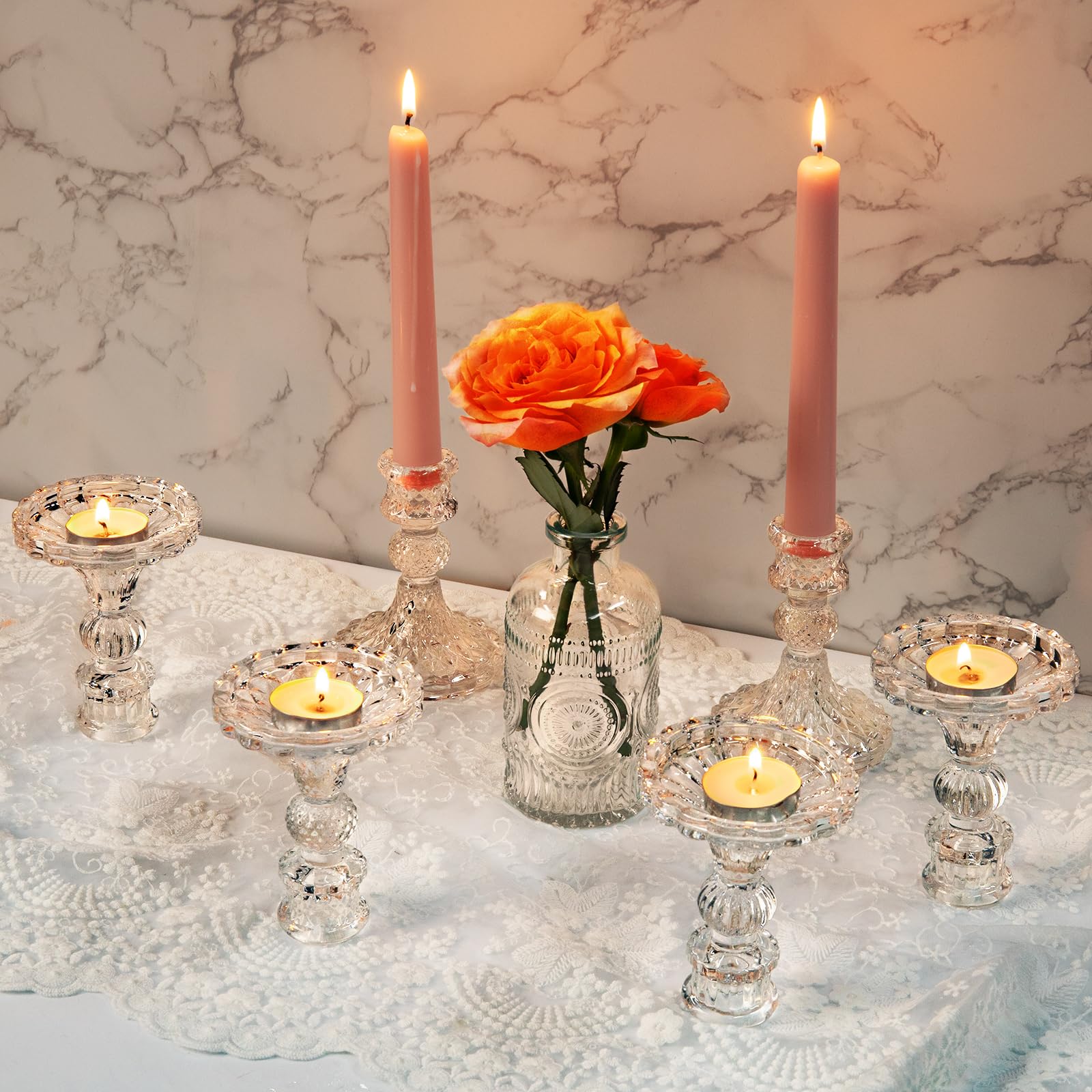 Candle Holders With Attached Vase Candlehat – The Merchant's Table