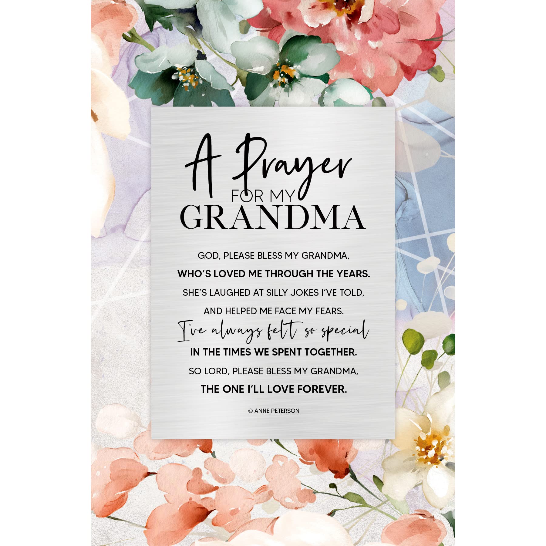 Amazon.com: DEXSA Grandma Wood Plaque with Inspiring Quotes 6x9 ...