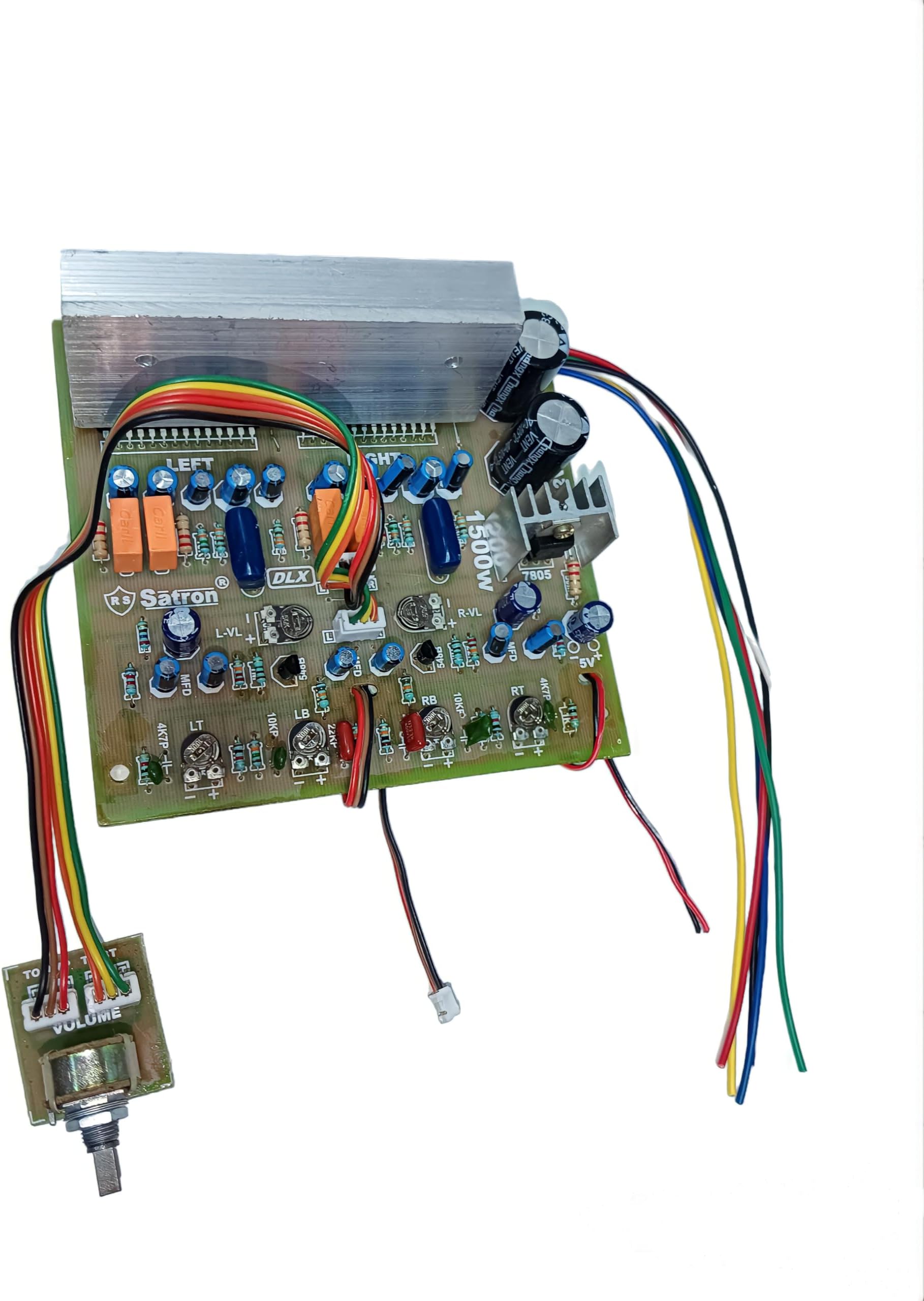 Rs Satron 4440 Dual IC -12 V Amplifire Board 1500 Watt 6 Pre Set 2 ...