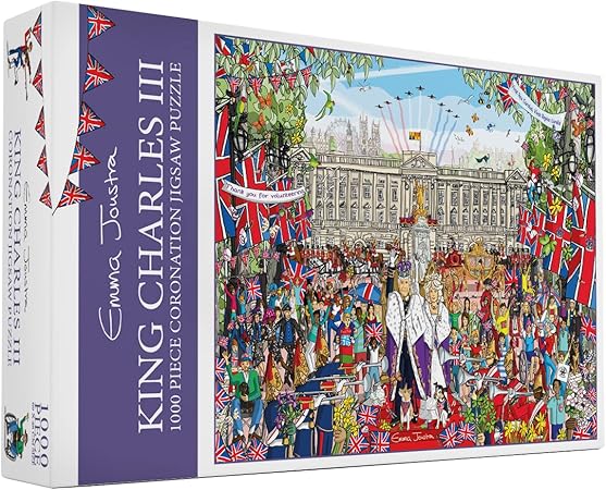 King Charles III Coronation - 1000 Piece Jigsaw Puzzle - Great British ...