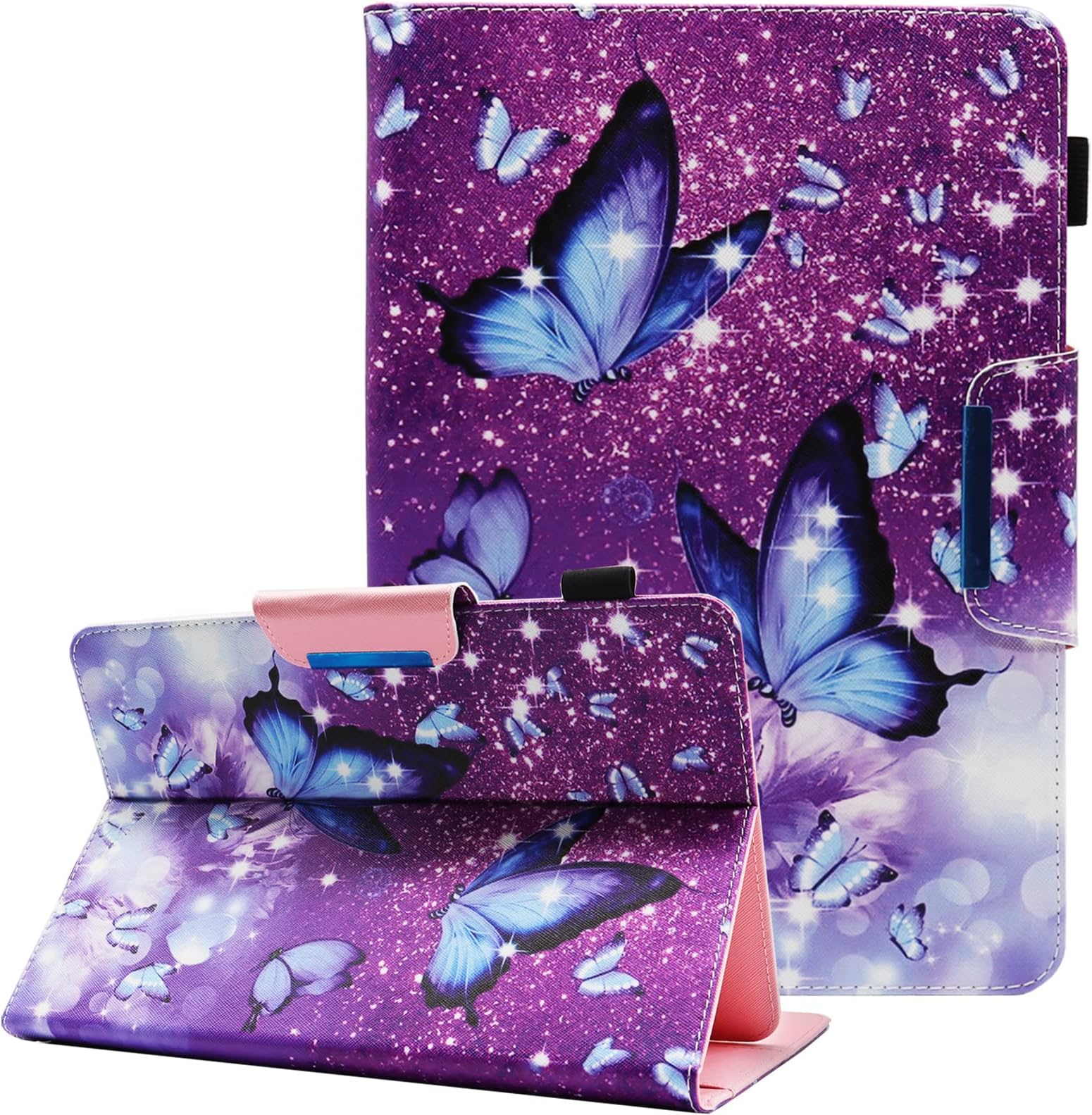 Amazon.com: Dteck Universal Case for 7.5-8.5 Inch Tablet - PU Leather ...