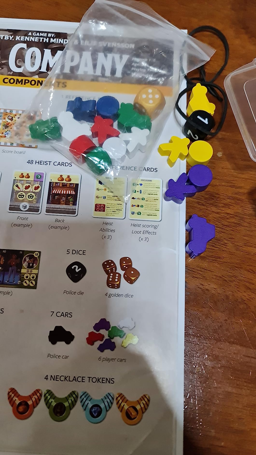 Amazon.com: Matagot Bad Company Board Game | Gang Heist Themed Set ...