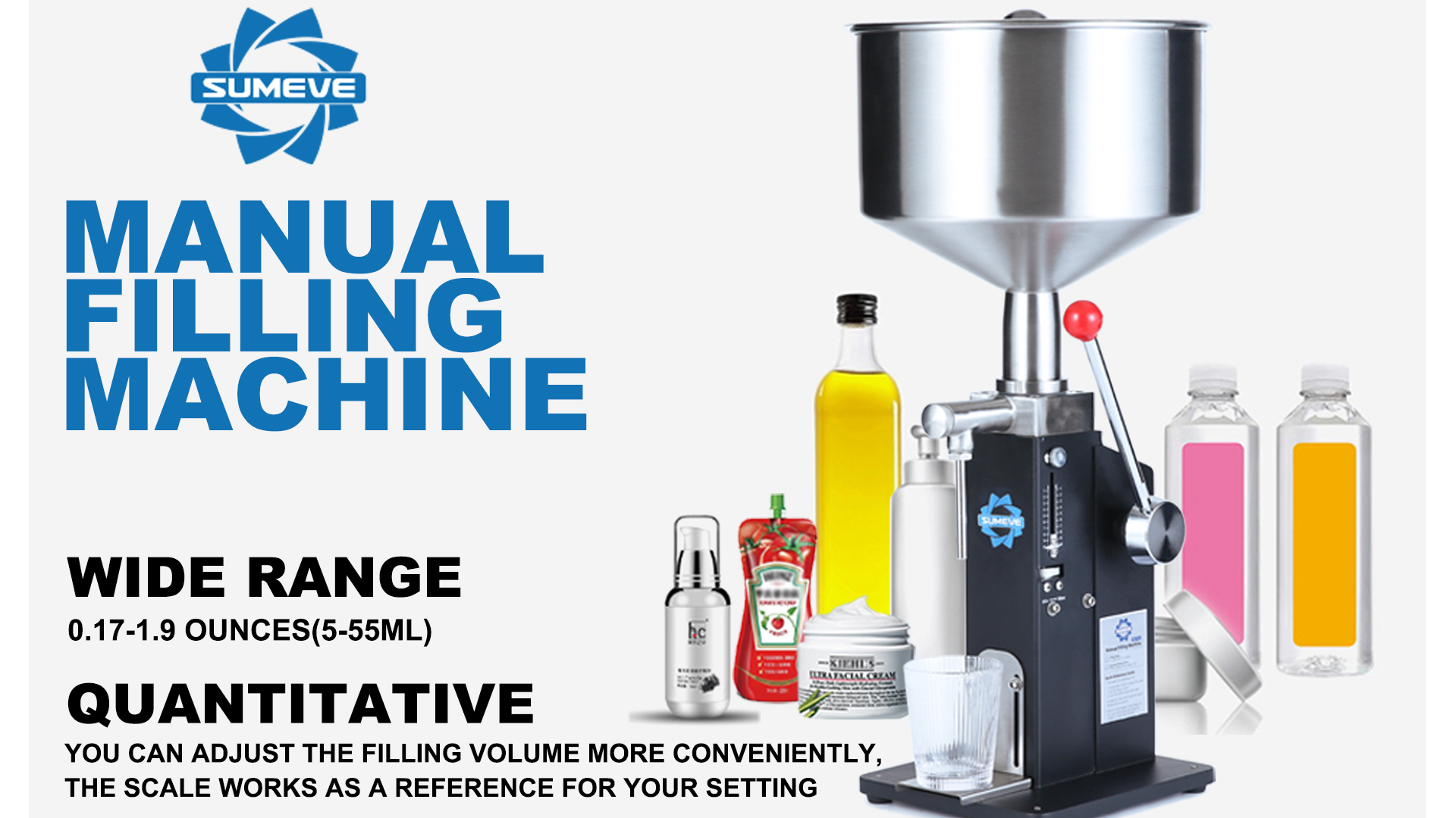 Watch Sumeve Manual Liquid Filling Machine A03 Pro on Amazon Live