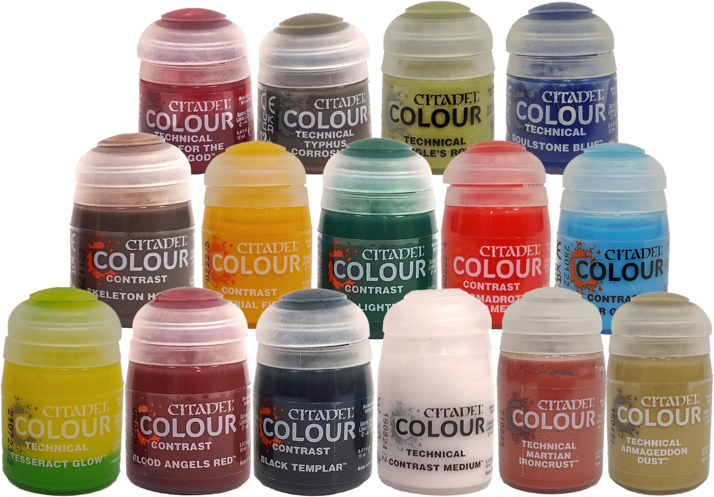 Amazon.com: Citadel Choose-Your-Own Paint Set: Contrast and Technical ...