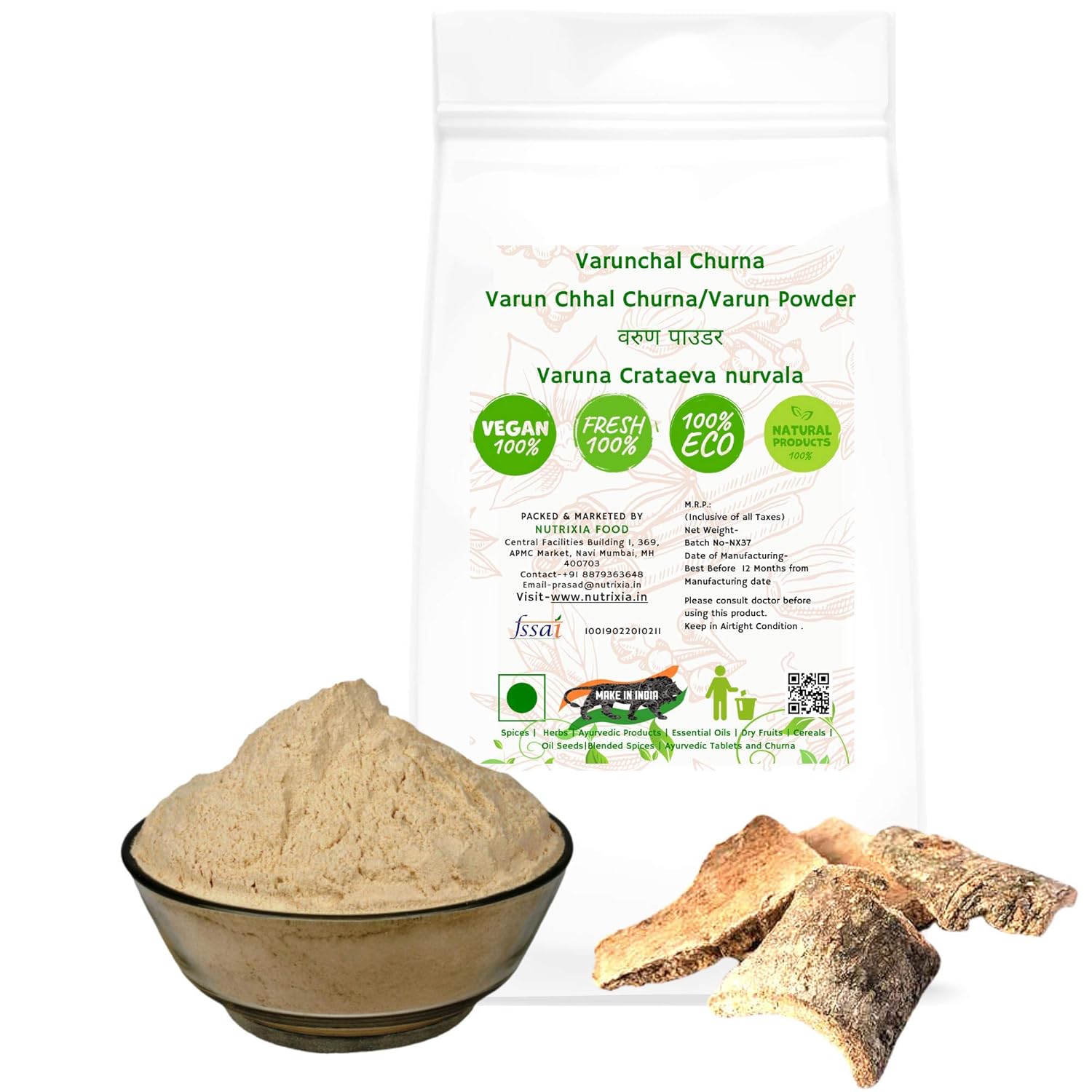 Buy Varunchal Churna Varun Chhal Churna Varun Powder Varuna Crataeva buy-varunchal-churna-varun-chhal-churna-varun-powder-varuna-crataeva