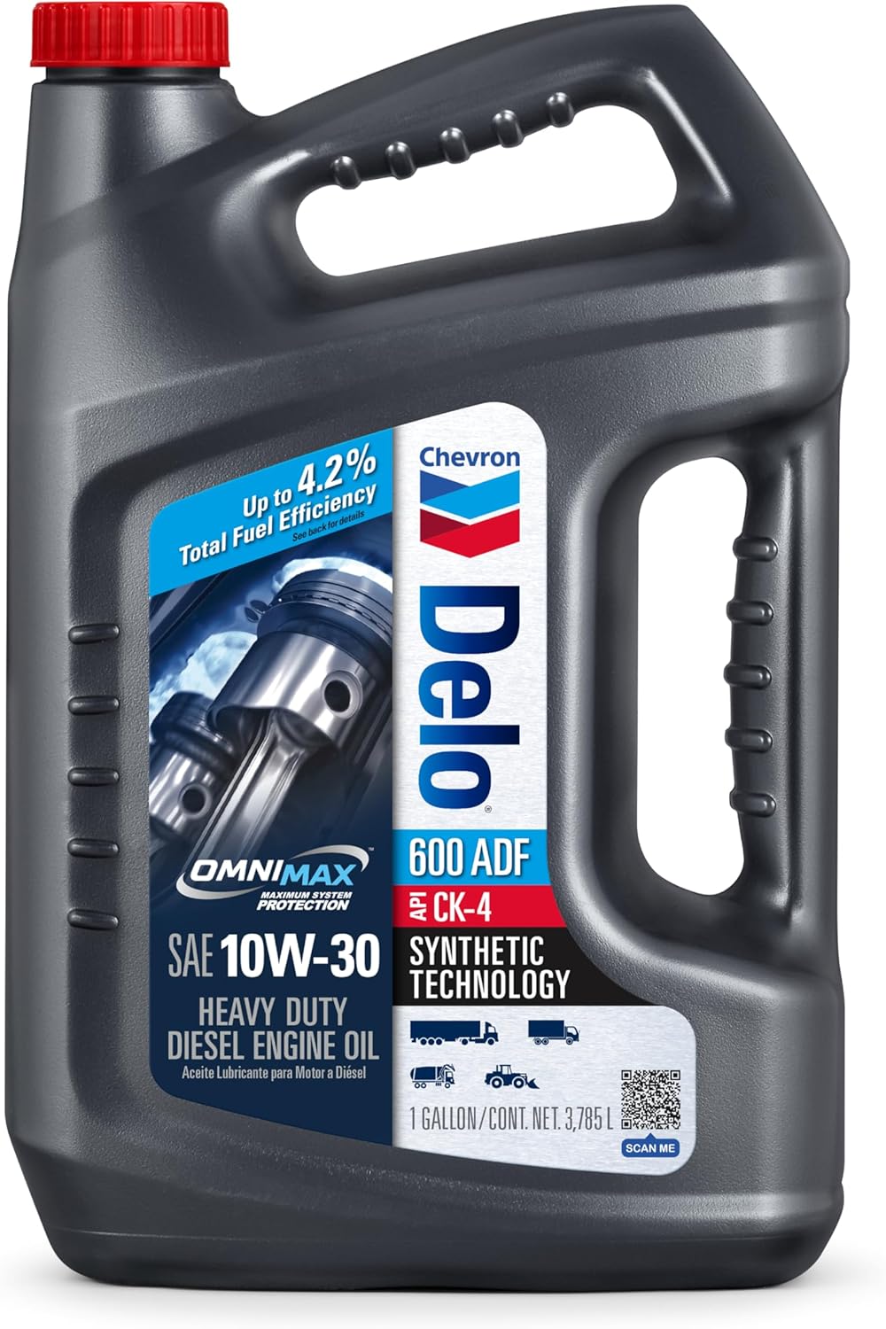 Amazon.com: Delo 600 ADF 10W30 Heavy Duty Diesel Engine Oil with Ultra ...