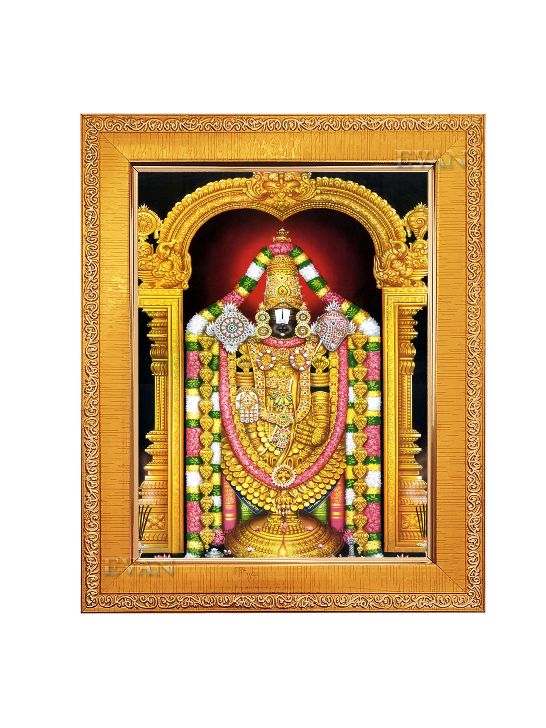 Buy EVAN Tirupati Balaji photo frame / Lord Venkateswara / Tirumala ...