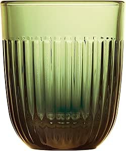 Amazon.com | La Rochere Quessant Glass Tumbler Set of 6 (Olive Green ...