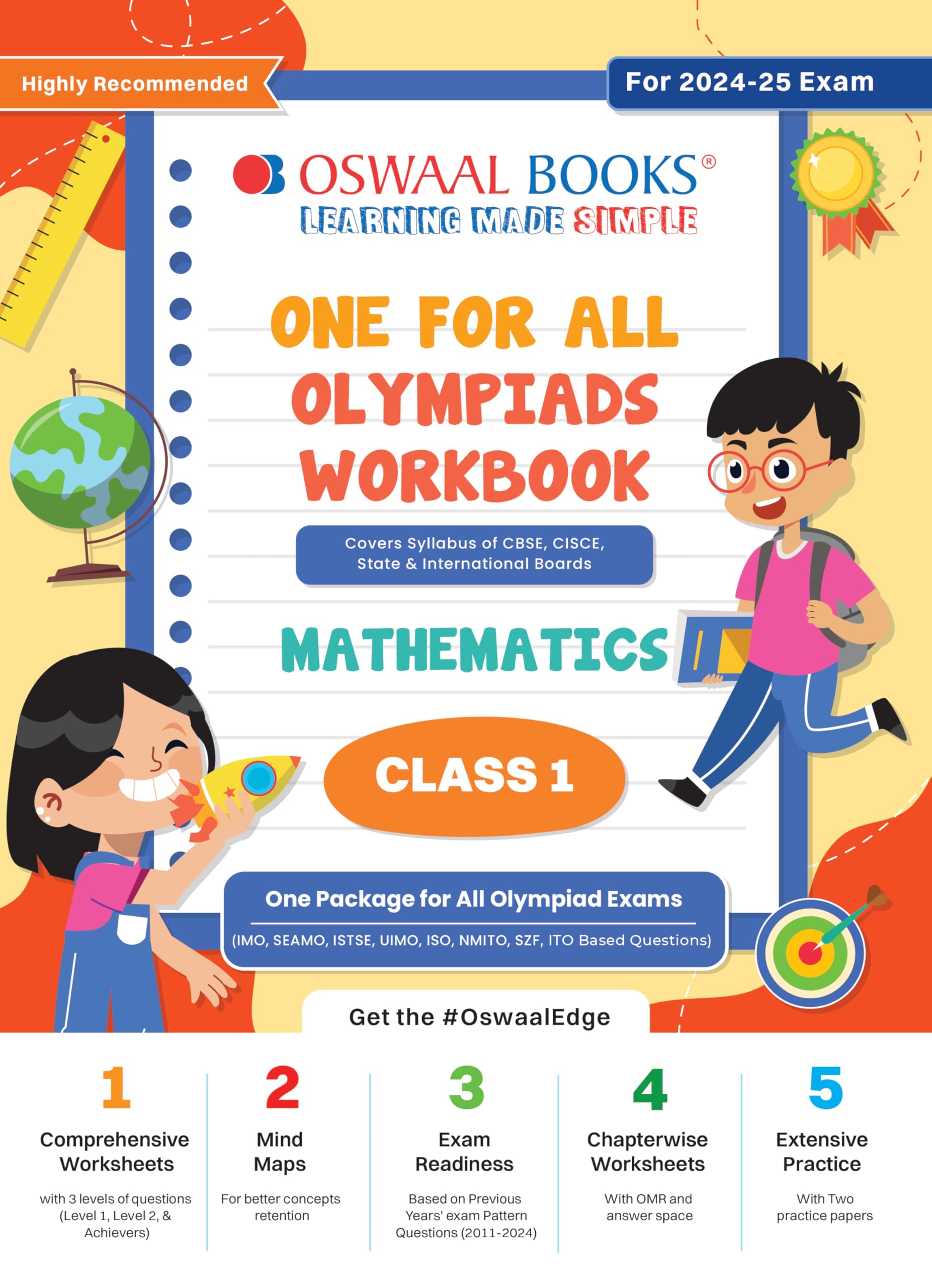 Buy One for All Olympiads Workbook_Class 1_Mathematics_For 2025 Exam ...