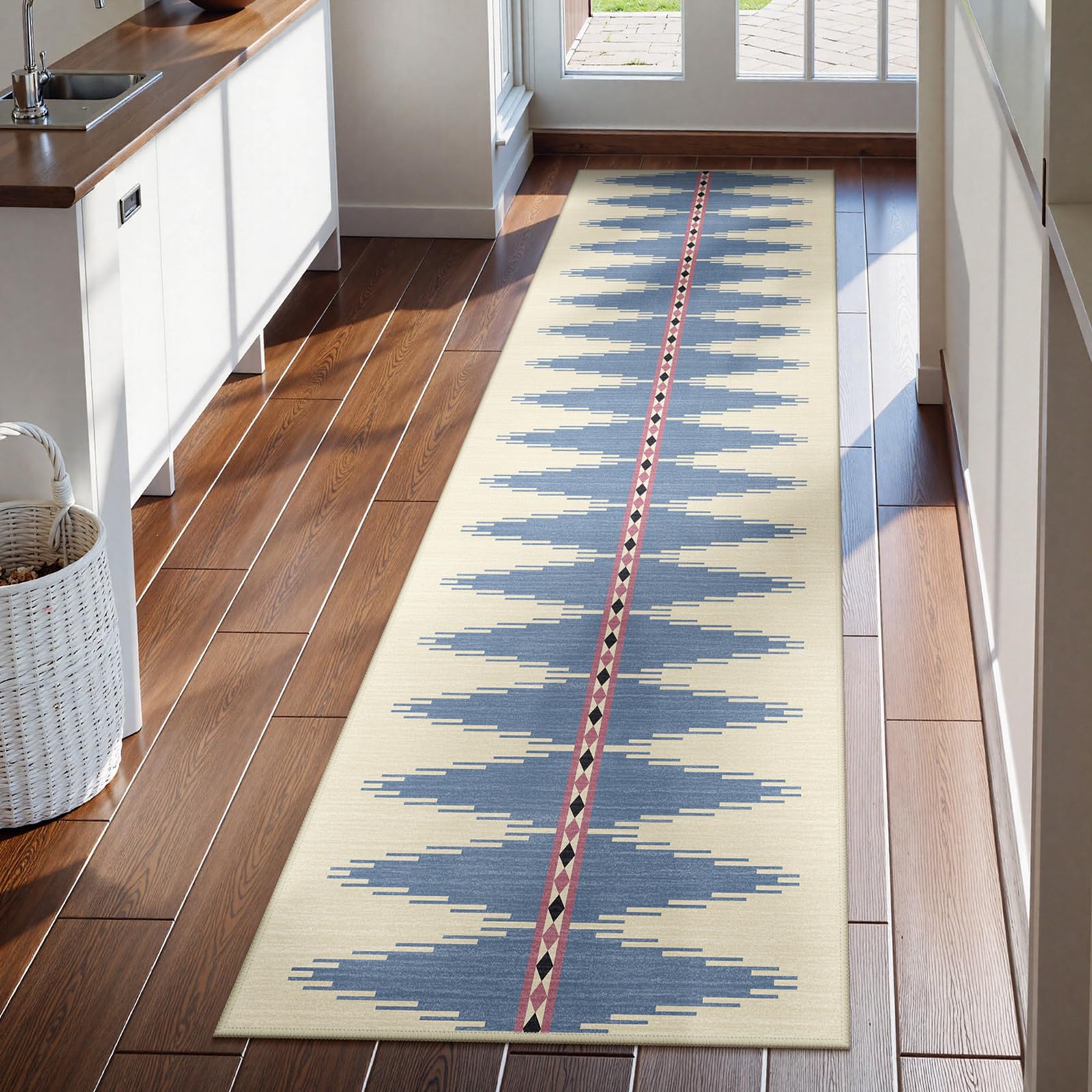 Amazon.com: Lahome Modern Kitchen Runner Rugs Non Skid Washable 2.5x8 ...