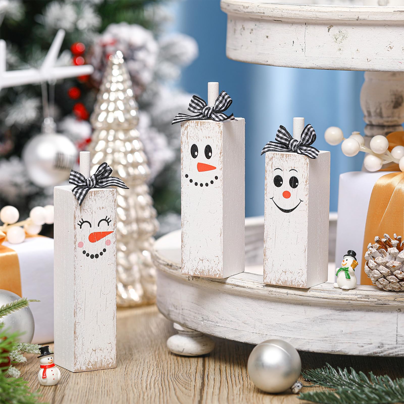 Centros De Mesa Rústicos De Invierno