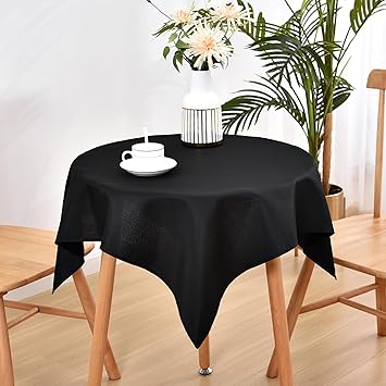 Amazon.com: Wolkemer Small Square Tablecloth 36 x 36 Inch Washable ...