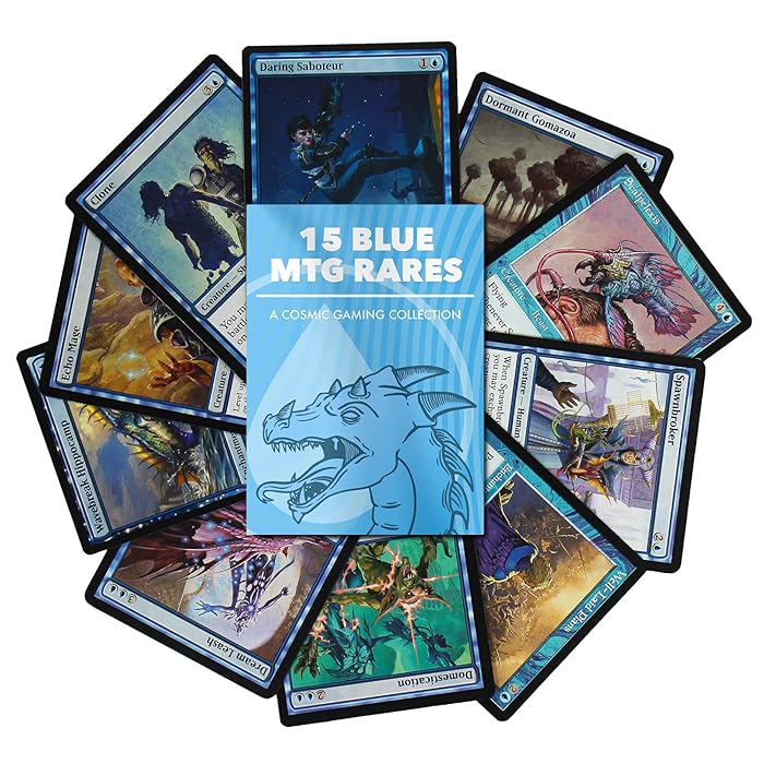 Buy Magic The Gathering Blue Rares Booster Pack - 15 Blue Rare MTG ...