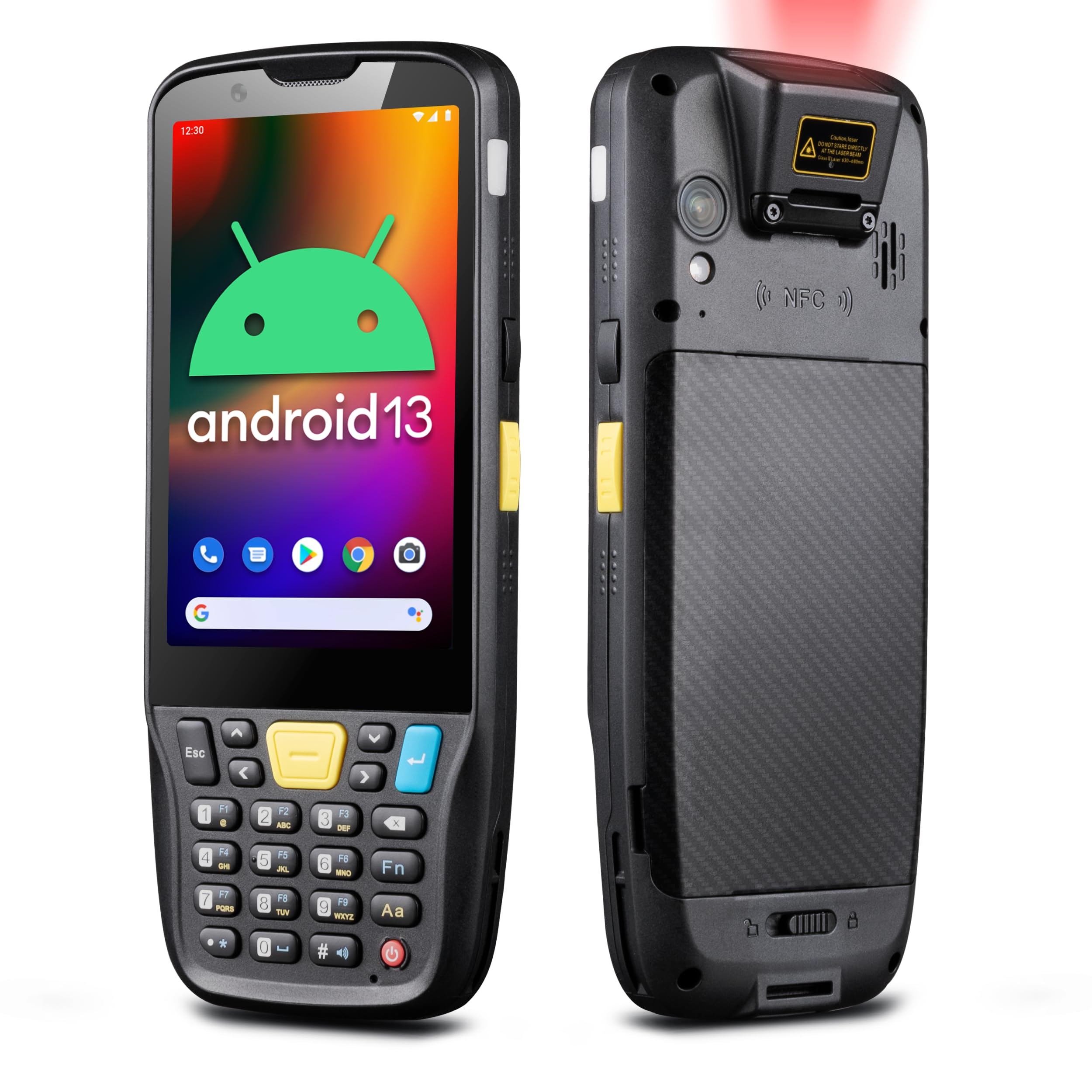 Amazon.com : Chainway MC62 Wireless Android Barcode Scanner Handheld with Integrated Zebra 2D/1D ...