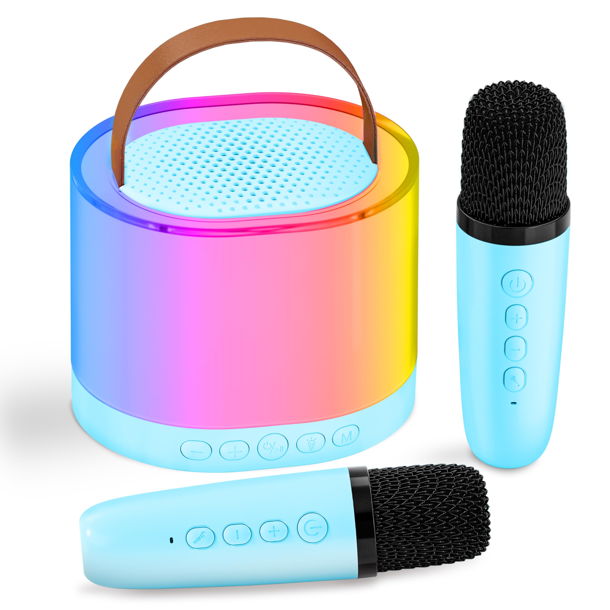 Amazon.com: CYY Mini Kids Karaoke Machine, Unique Gifts for Girls Boys with Wonderful Lamp ...