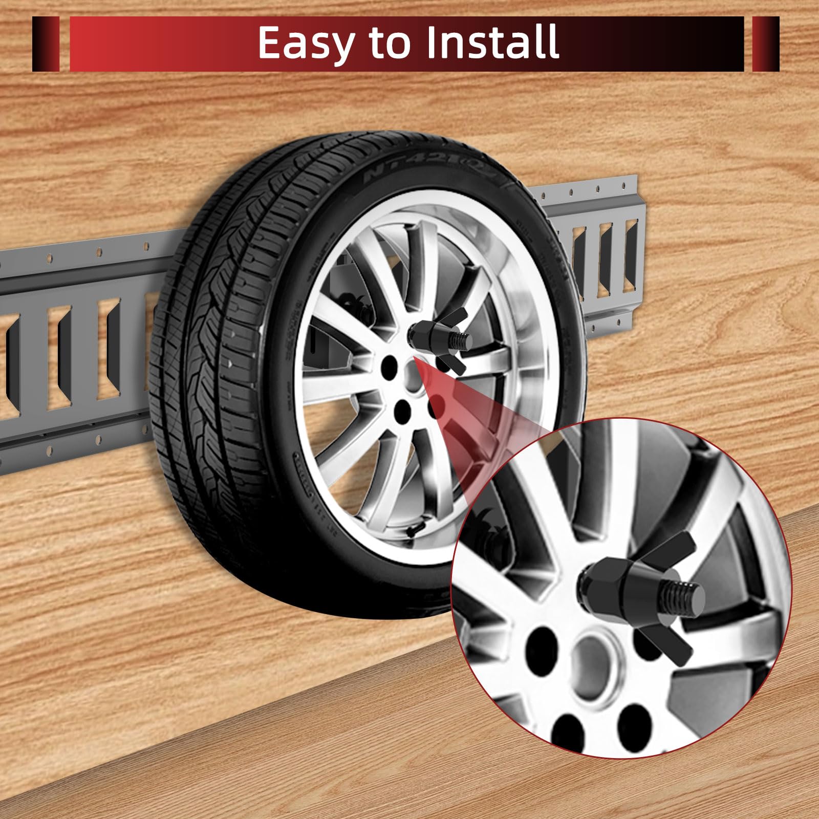 Snapklik.com : Qualward E Track Spare Tire Holder Mount For Enclosed ...