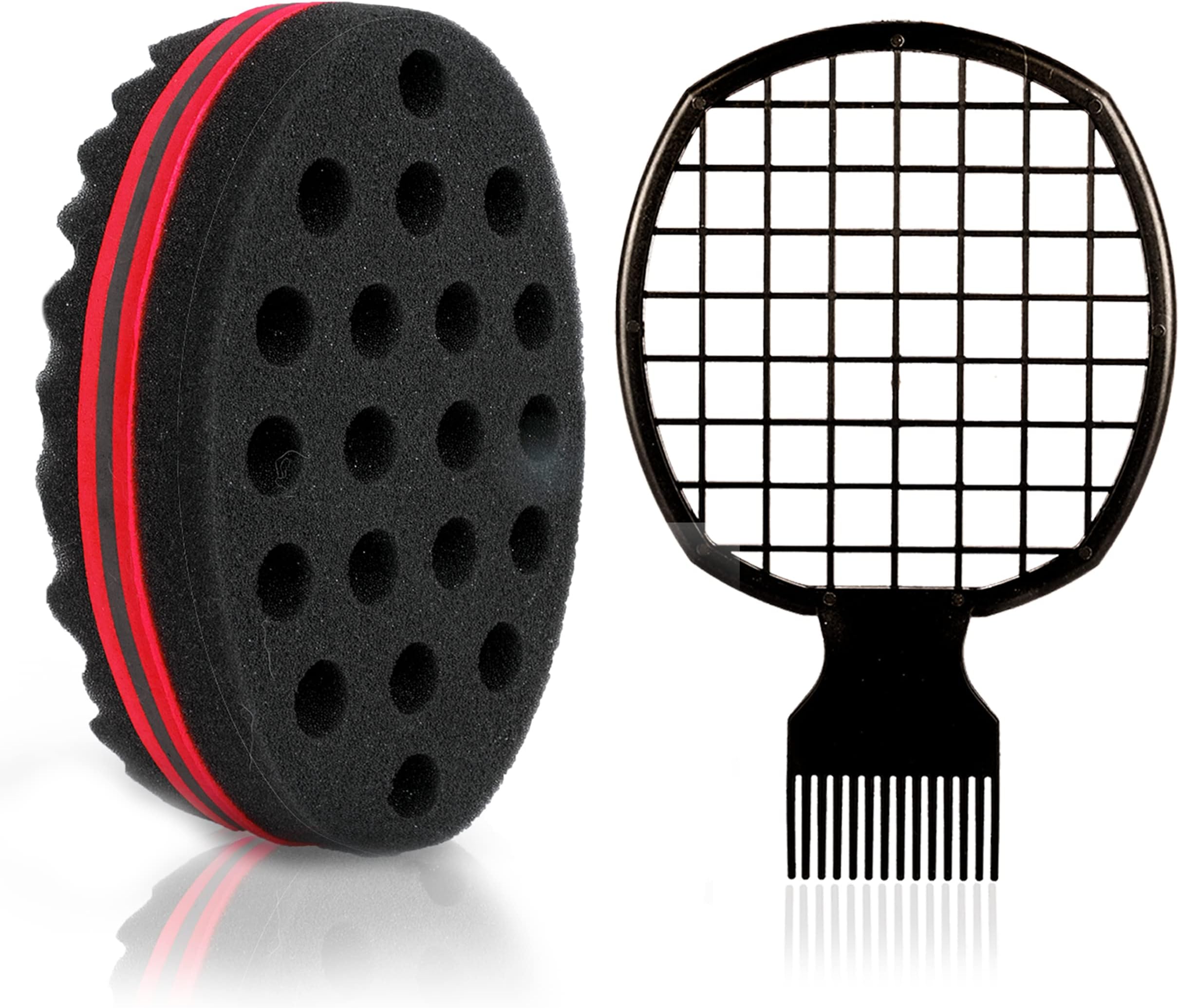 Amazon.com : 2 Pcs Afro Twist Set: Upgrade Hair Sponge and Comb for Men ...