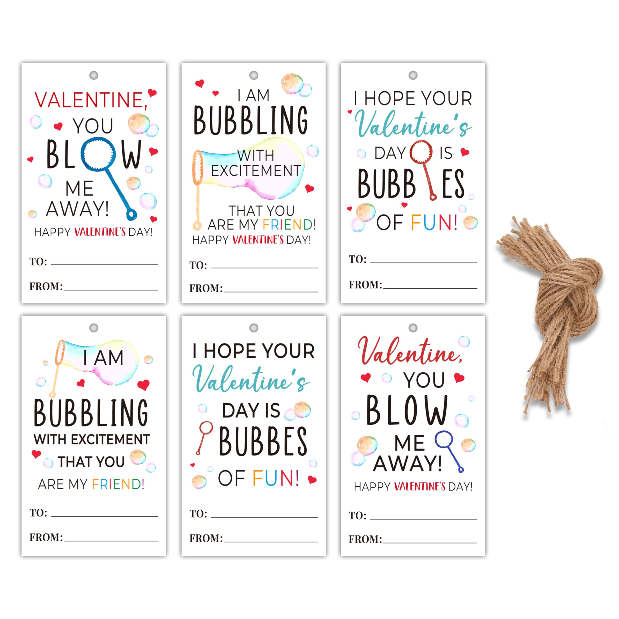 Bubble Valentine Printable Labels Bubble Valentine ~ FREE Printable
