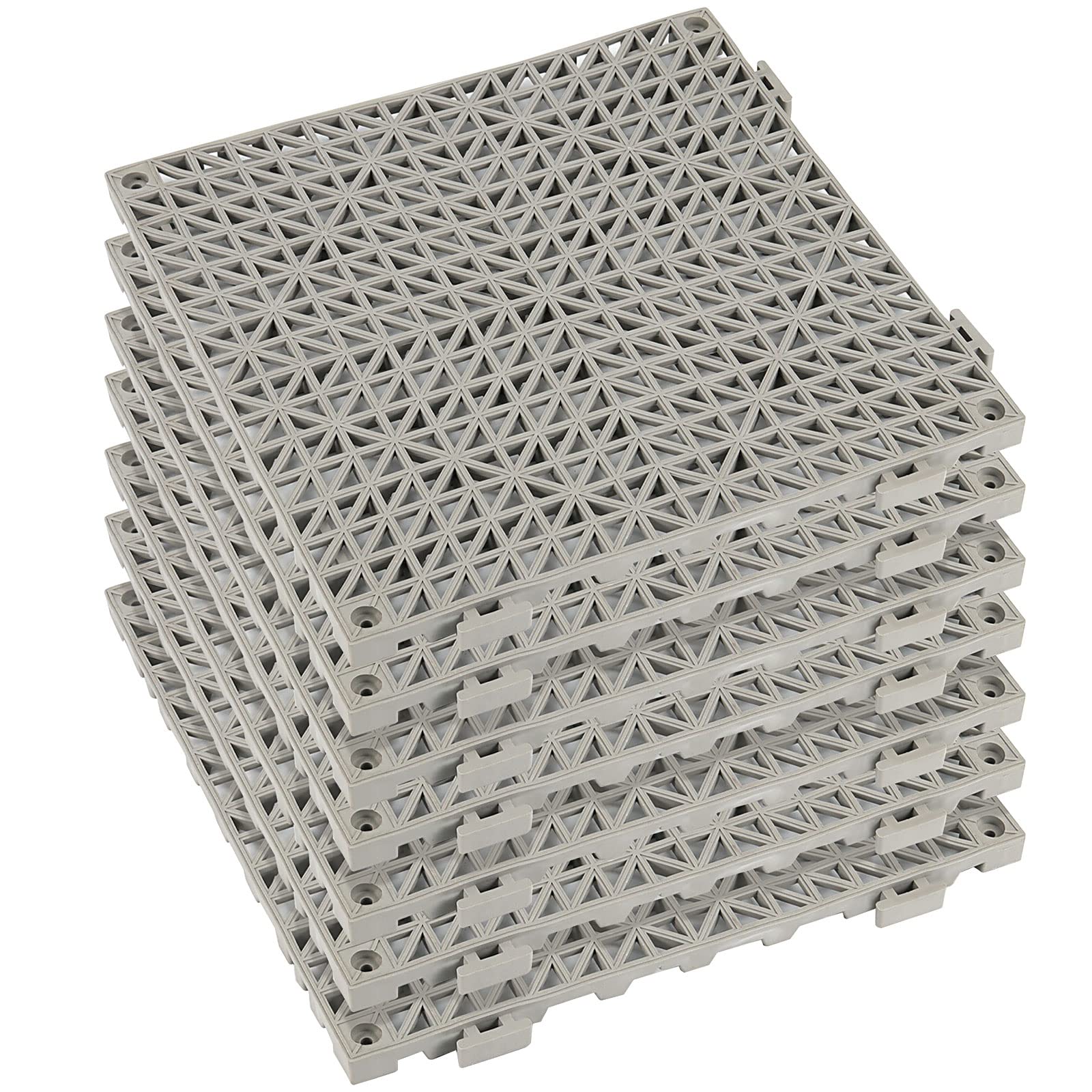 Amazon.com: SEUNMUK 10 Pack 12" x 12" Outdoor Interlocking Mats ...