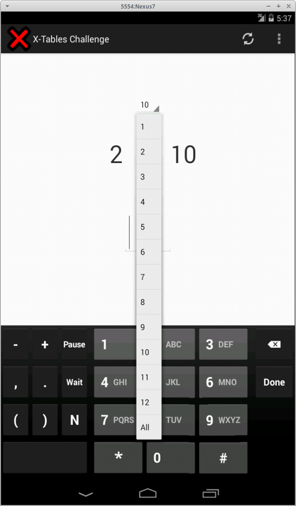 X-Tables Challenge - App on the Amazon Appstore