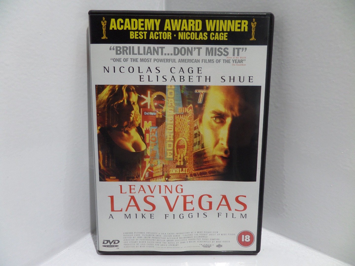 Leaving Las Vegas [DVD]: Amazon.co.uk: Nicolas Cage, Elisabeth Shue ...