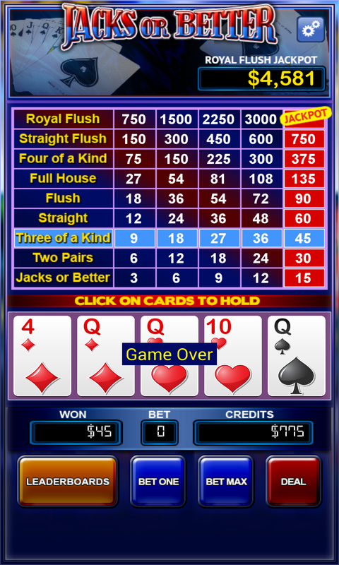 Video Poker - App on Amazon Appstore