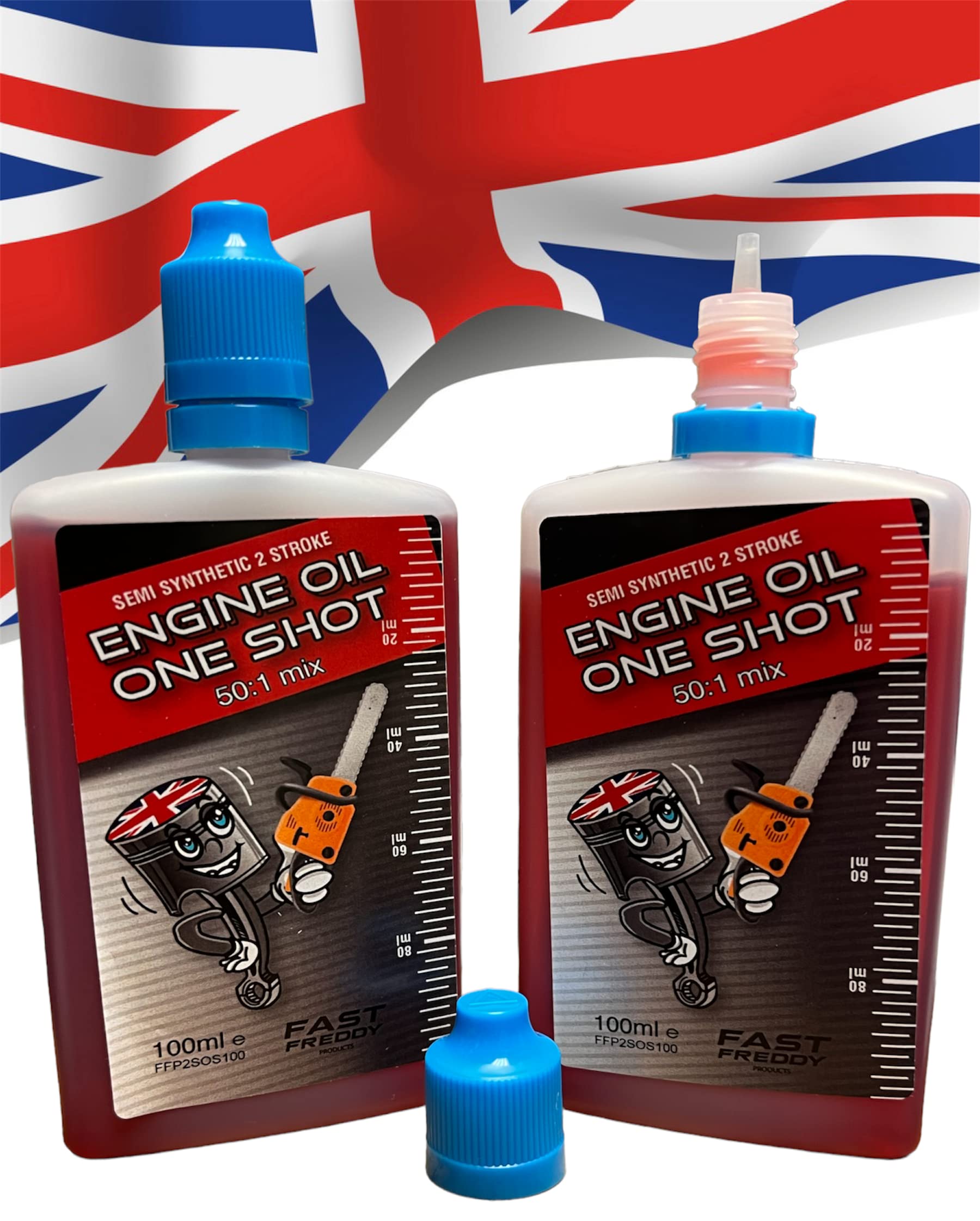 One Shot Mineral HP 2 Stroke Oil 100ml 50:1 Two Stroke Oil Multi-Packs ...