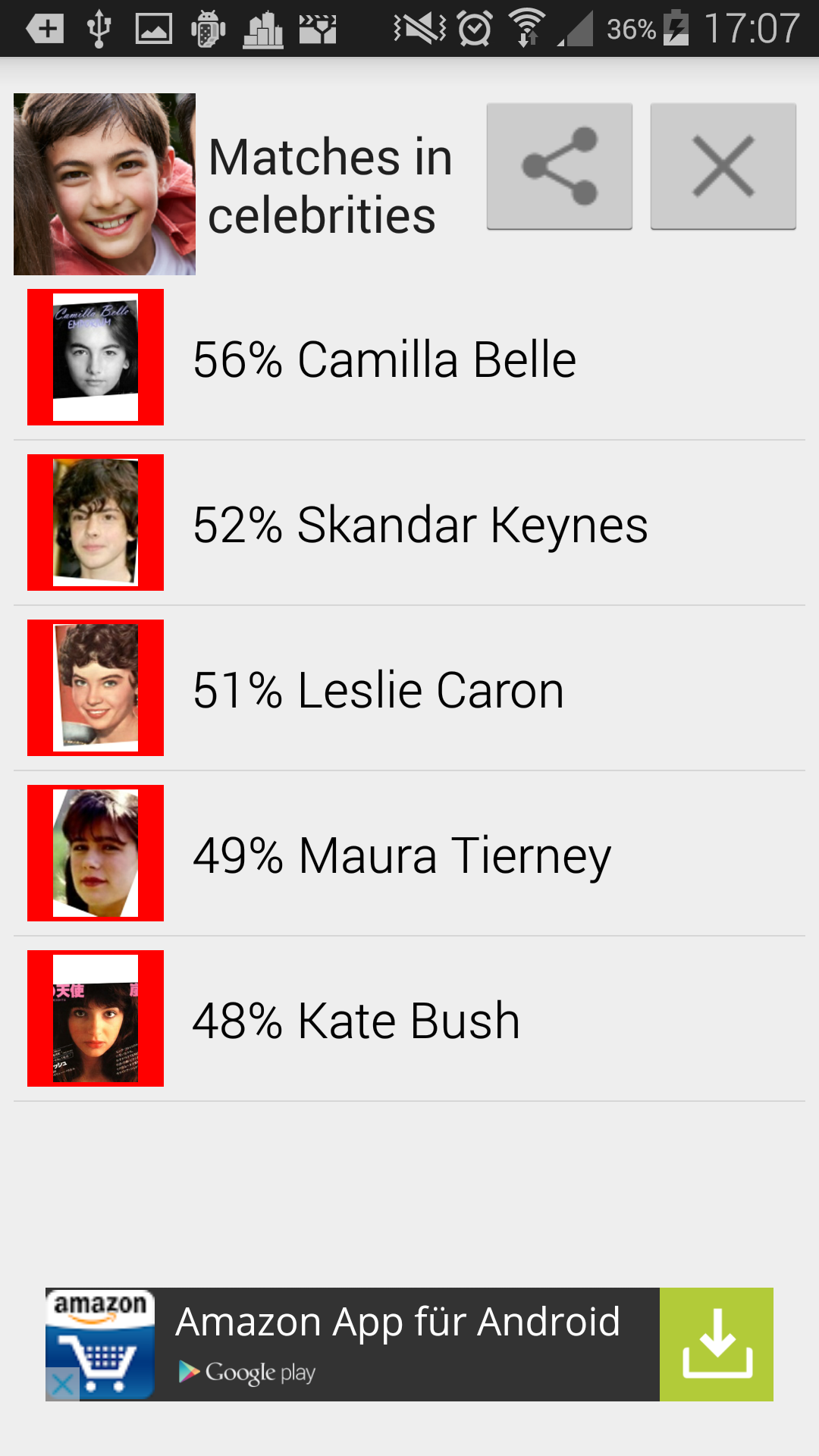 Betaface Face Recognition - App on the Amazon Appstore