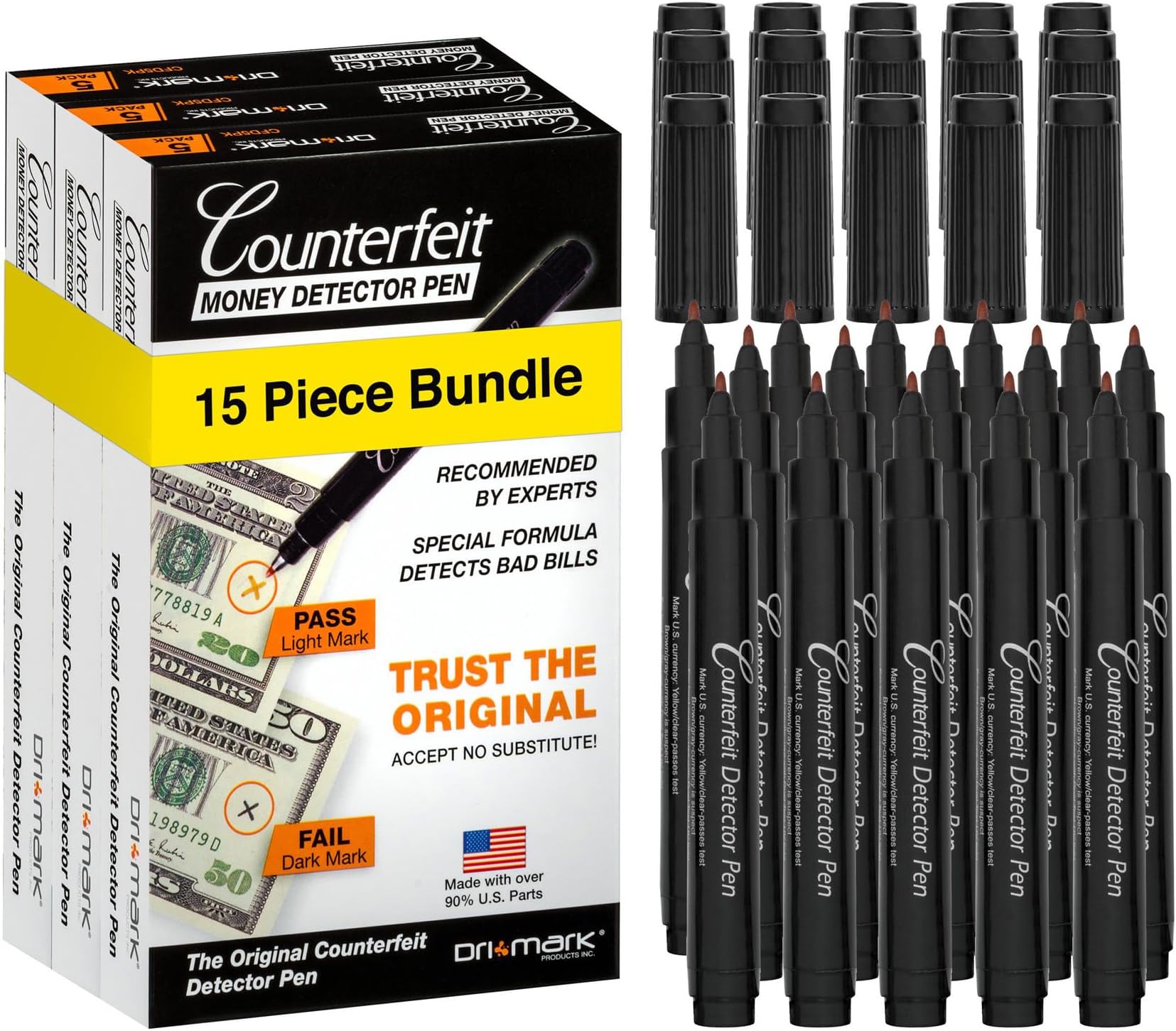 Amazon.com : Counterfeit Bill Detector Pen Money Checker Bill Money ...