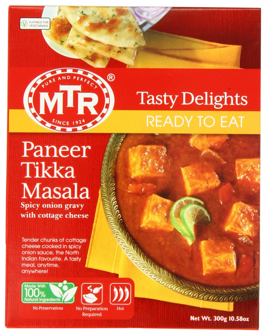 Amazon.com: MTR Paneer Tikka Masala, Ready-To-Eat, 10.58-Ounce Boxes ...
