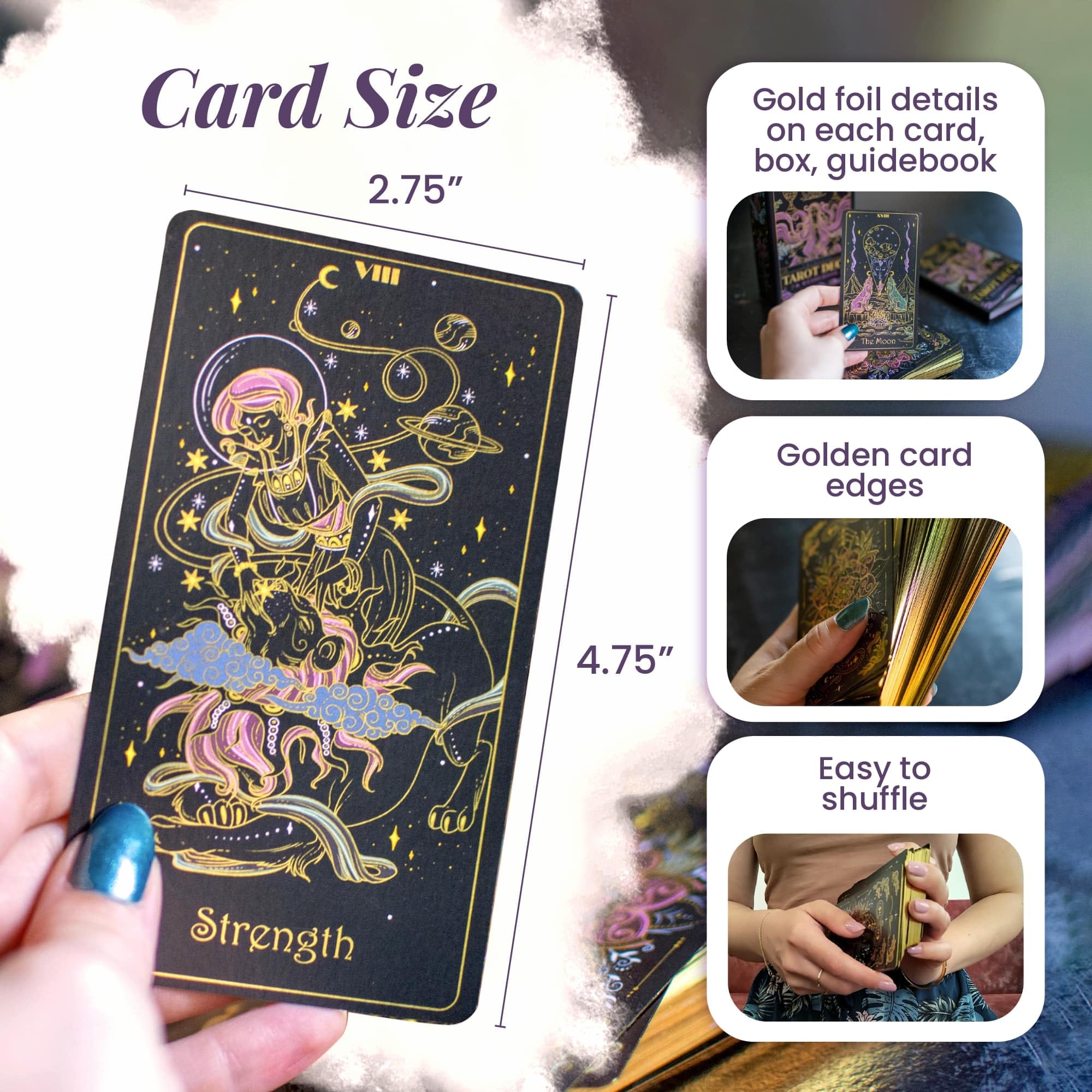 Guided Tarot Calmoura Tridevia Tarot Cards With Guide Book 78 Lesotho ...