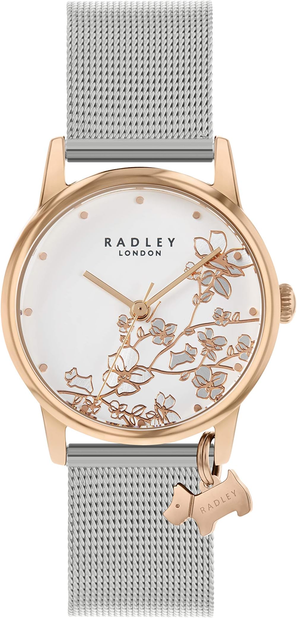 RADLEY Ladies Silver Mesh Strap Watch RY4399 : Amazon.co.uk: Fashion