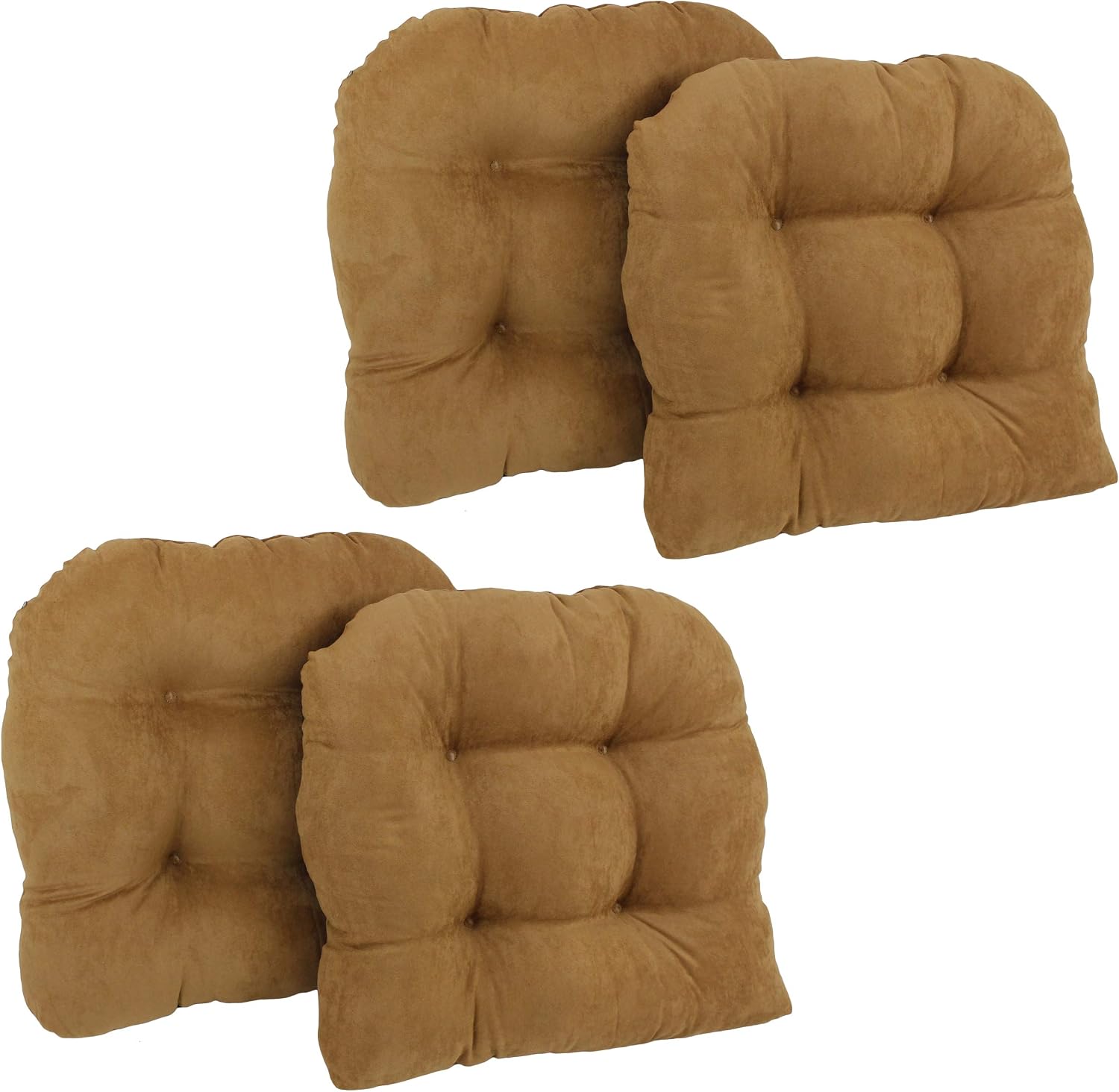 Amazon.com : Blazing Needles, L.P. Microsuede Rounded Back Chair ...