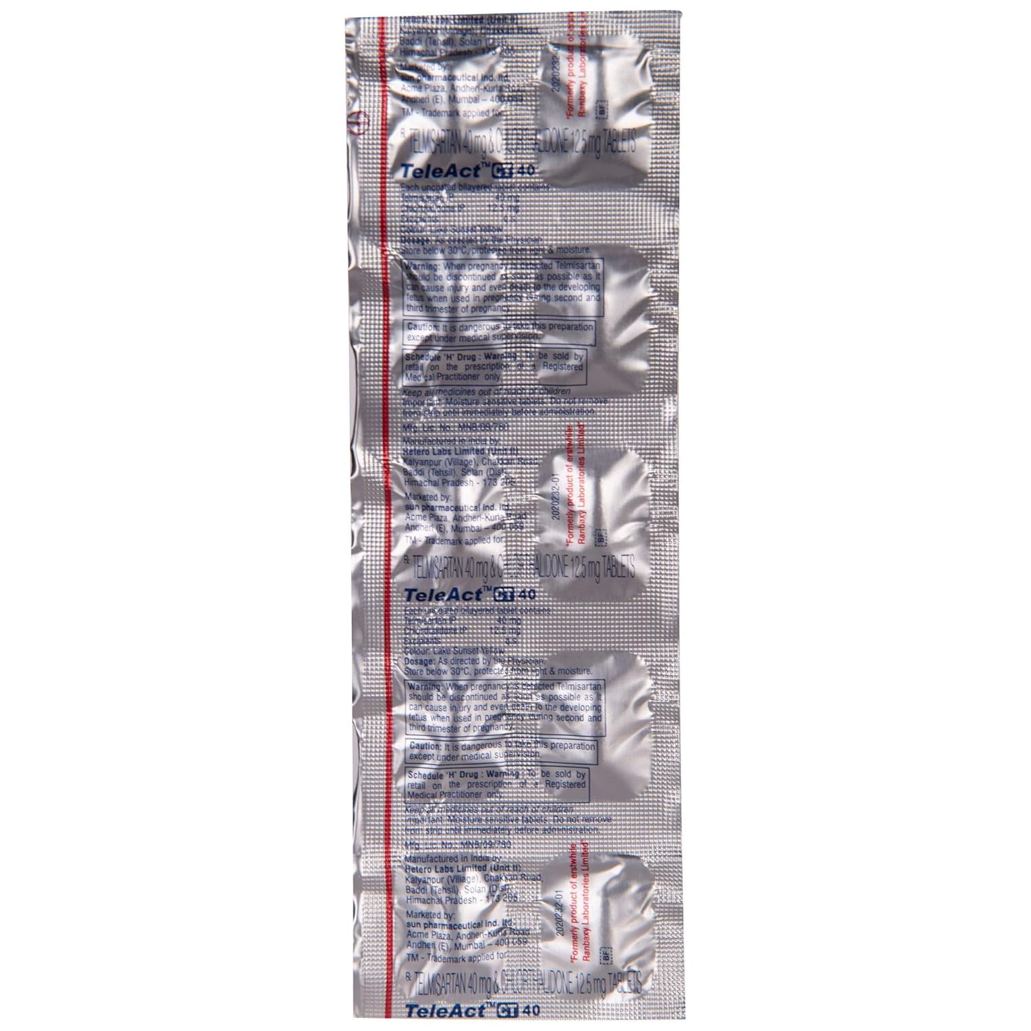 Teleact CT 40 - Strip of 10 Tablets : Amazon.in: Health & Personal Care