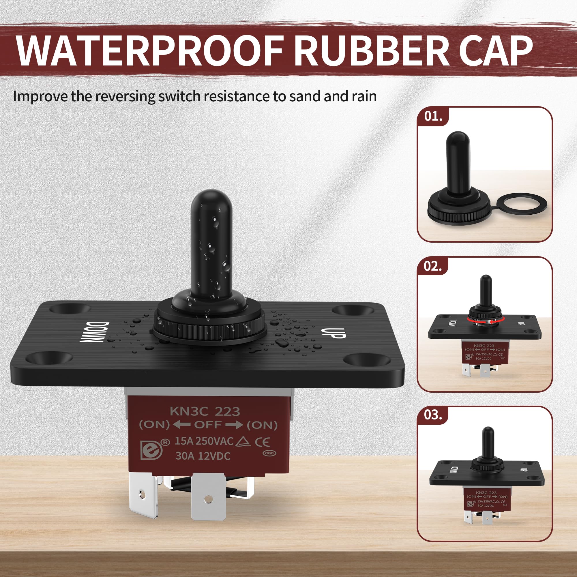 Snapklik.com : RVMARINEPAT Momentary Reverse Polarity Switch 12V DC ...