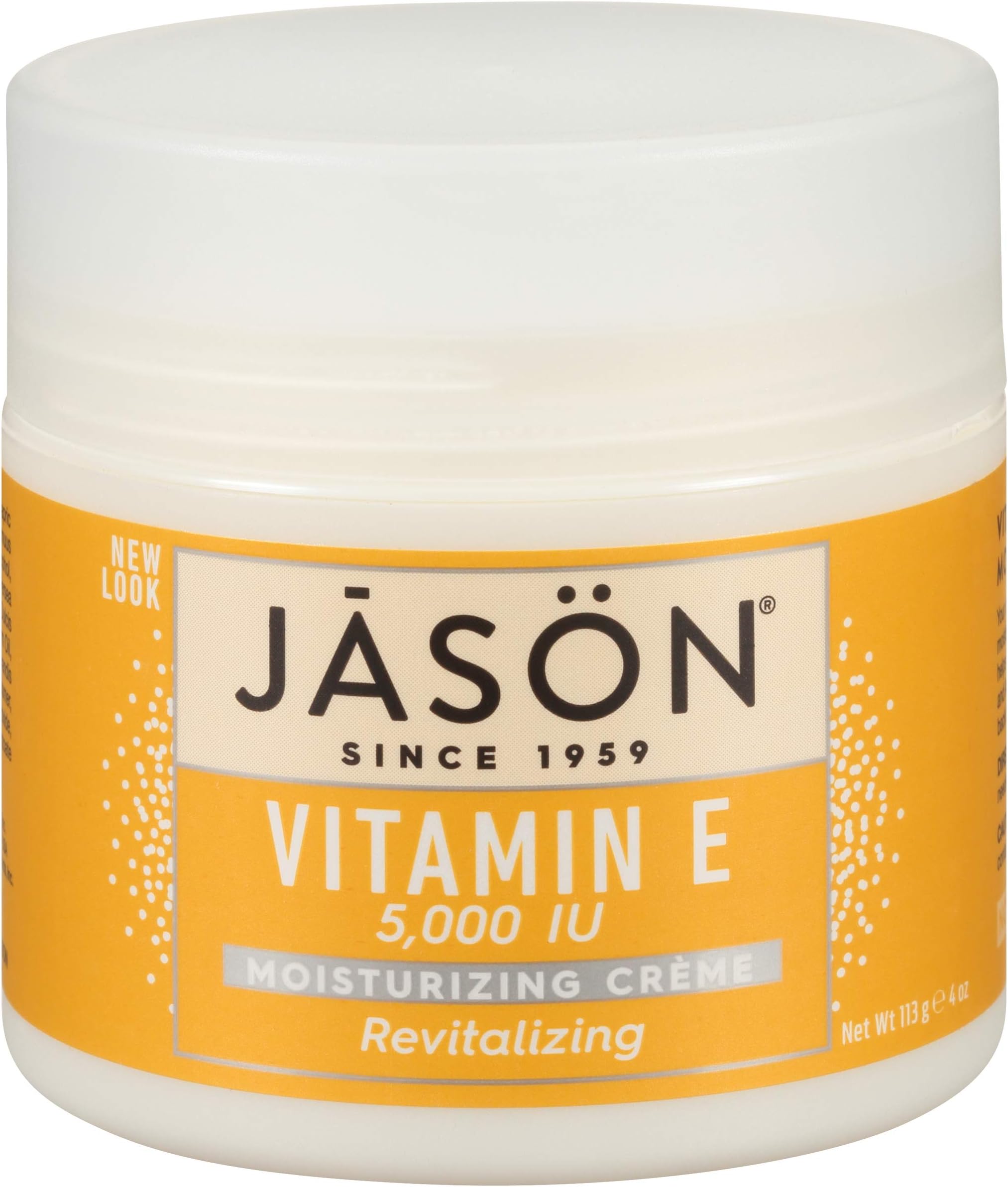 Amazon.com : Jason Revitalizing Vitamin E 5,000 IU Moisturizing Crème 4 ...
