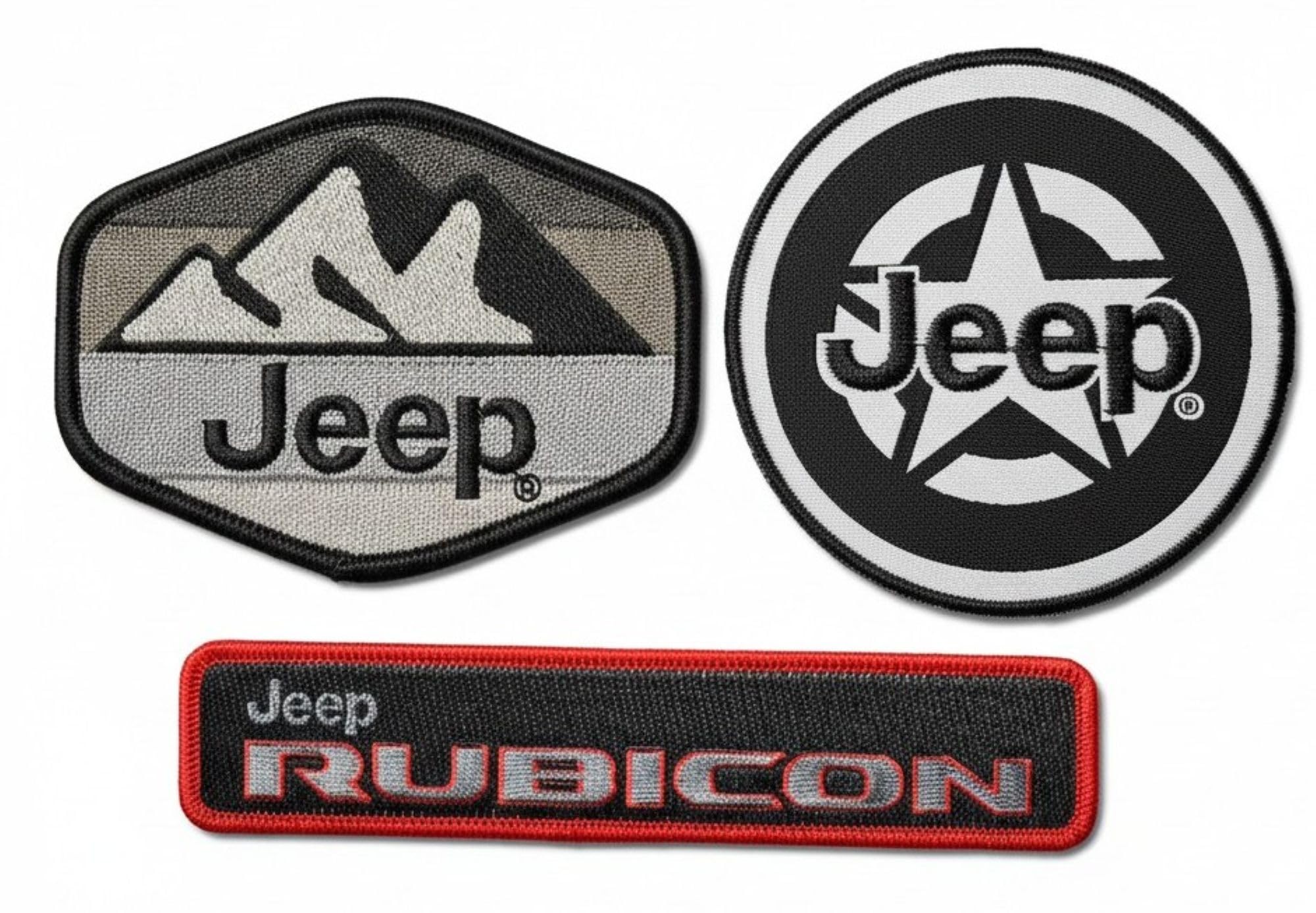 Snapklik.com : Patch 3-Pack - Rubicon Series Embroidered Heat Seal ...