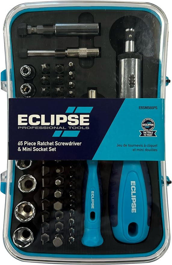 Eclipse Professional Tools ERSMS65PS 65 Piece Ratchet Screwdriver & Mini Socket Set : Amazon.co ...