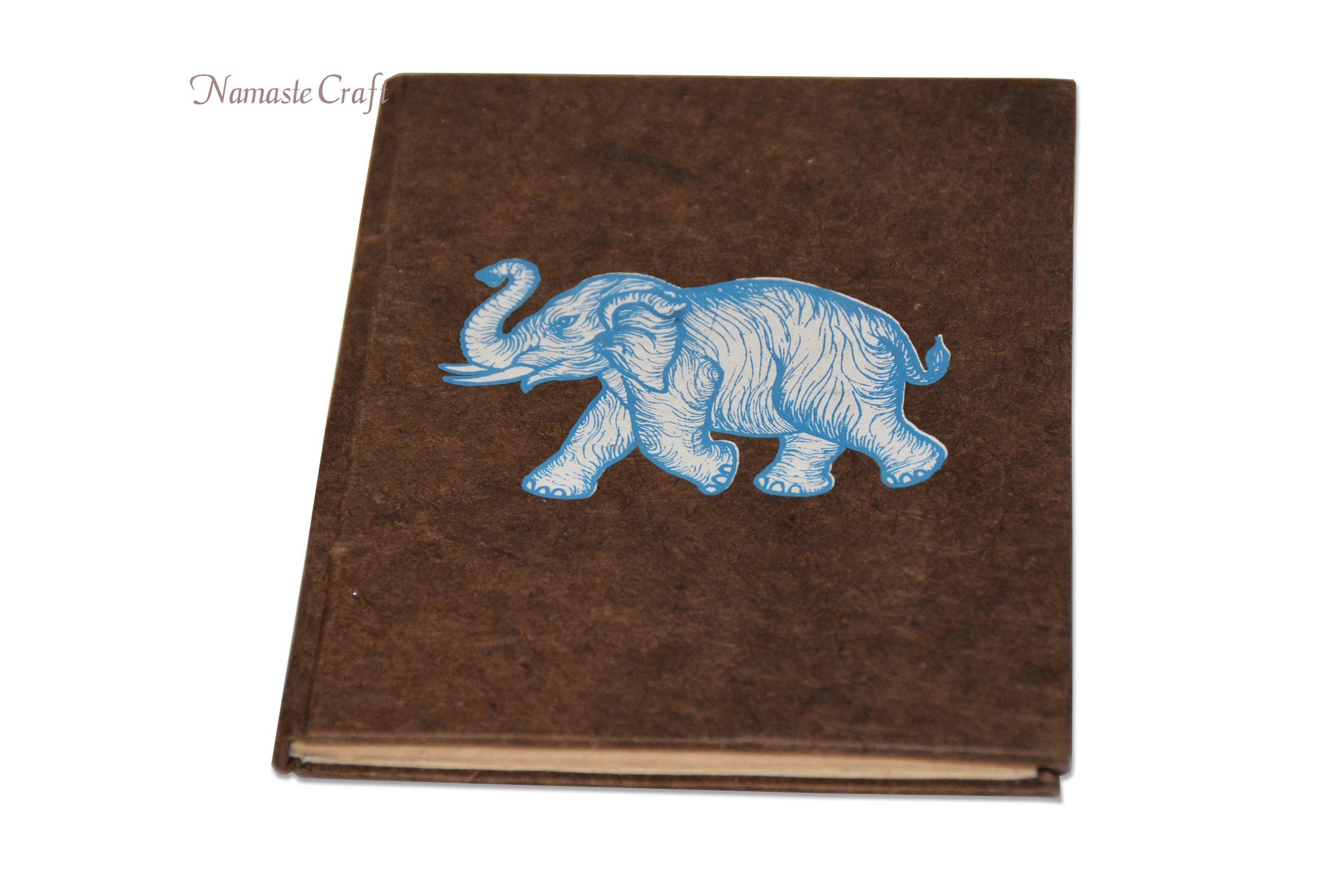 Nepali Notebook Of Handmade Lokta Paper With Elephant Printed On ...