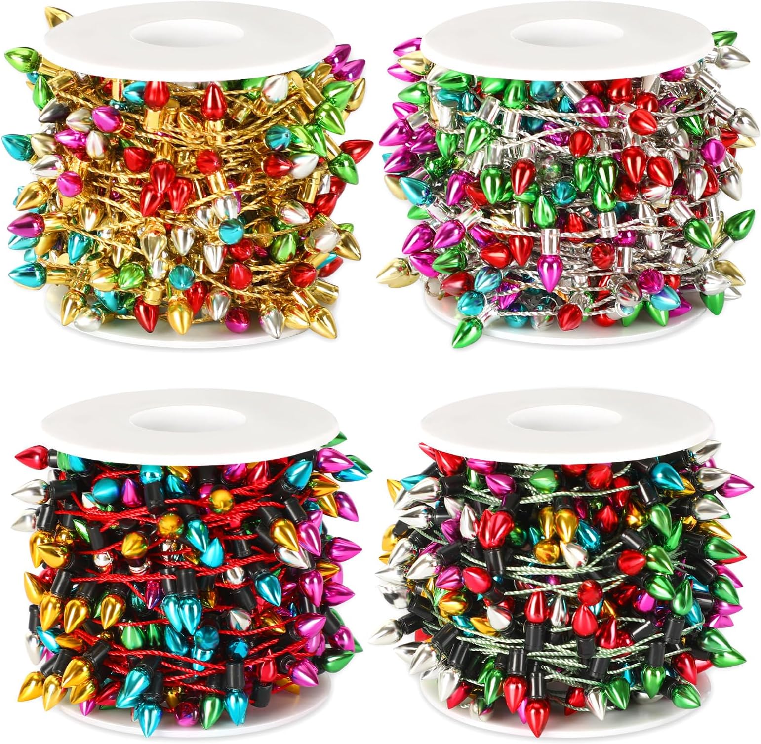 Amazon.com: Peachcor Christmas Lights String of Miniature, Dollhouse ...