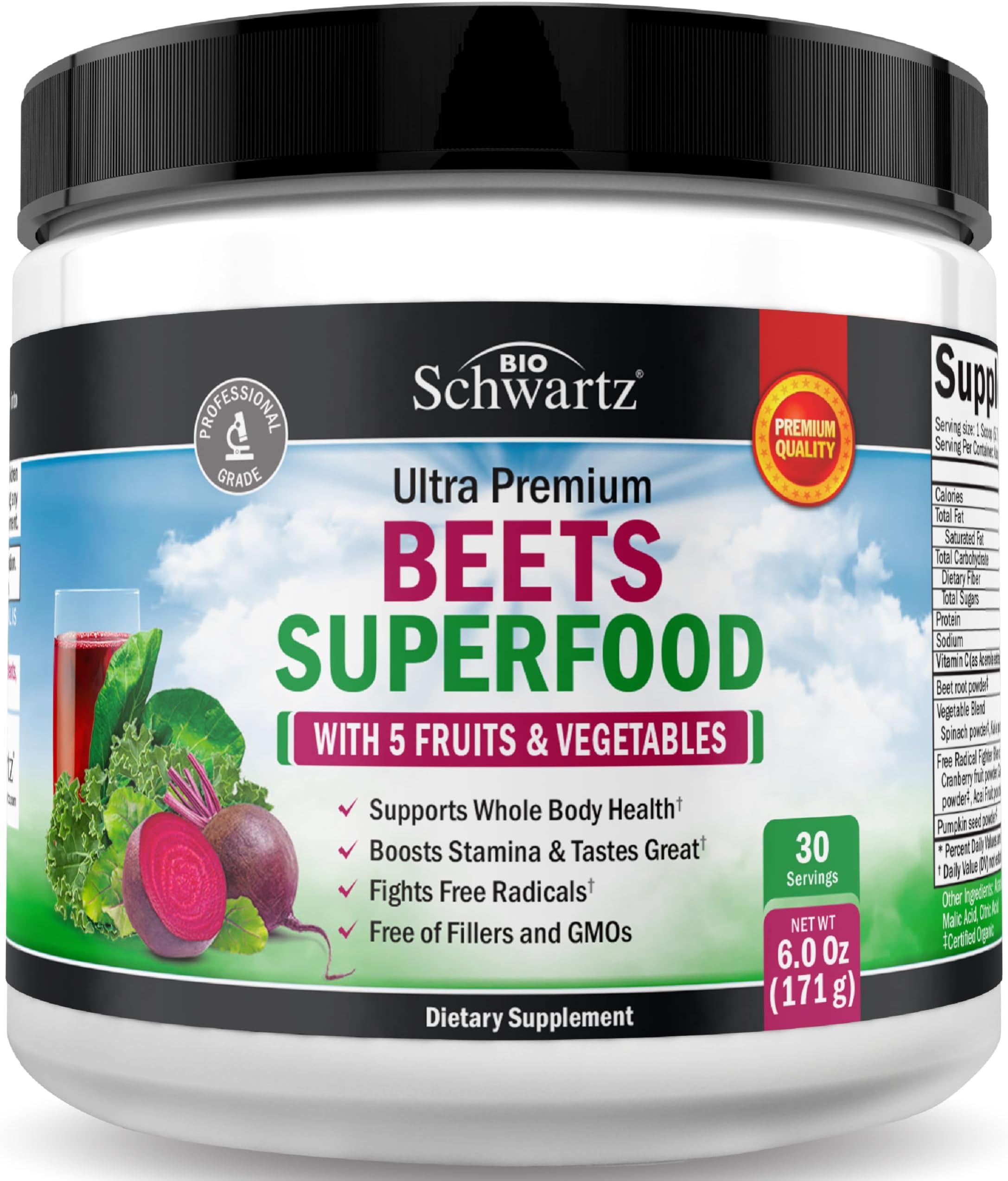 Amazon.com: Beet Root Powder - Beets Superfood Supplement with Vitamin ...