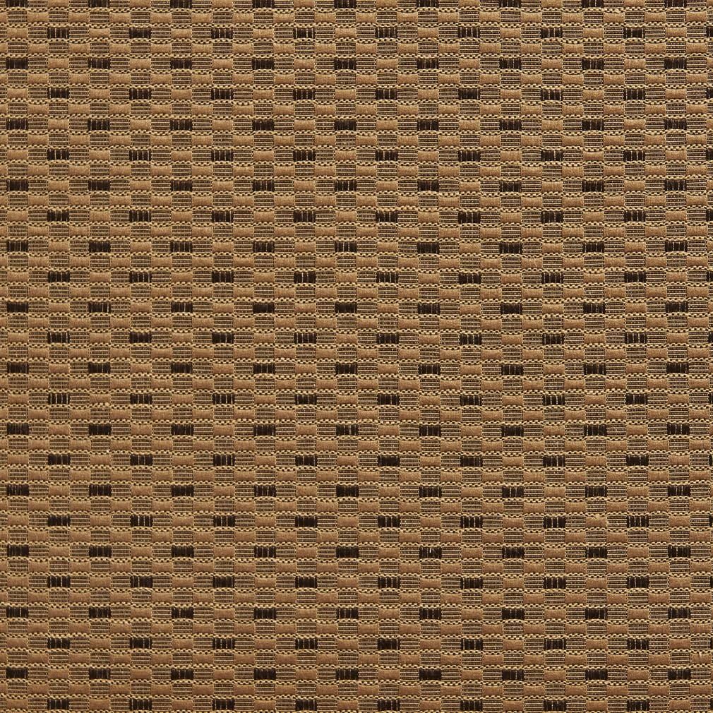 Amazon.com: B0210D Brown Small Rectangle Check Silk Satin Look ...