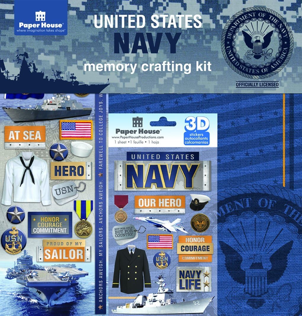 Amazon.com: Paper House Productions KTSP-1019E United States Navy Paper ...
