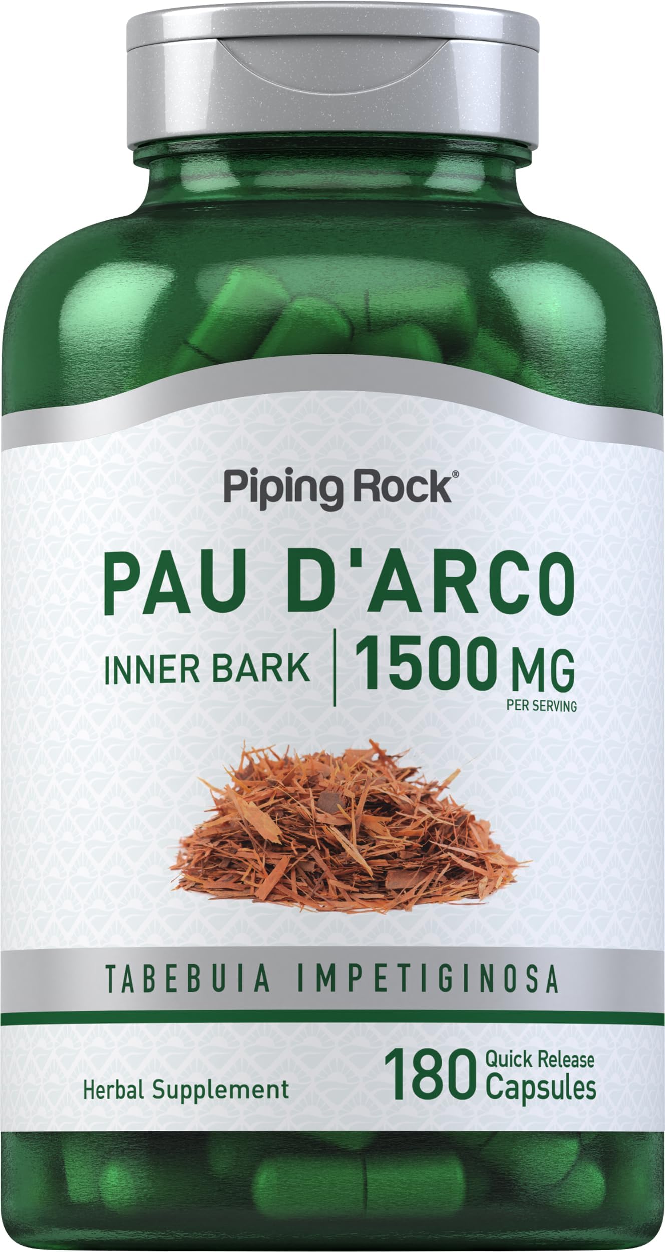 Amazon.com: Nature's Way - Pau D'Arco Inner Bark, 545 mg, 180 capsules ...