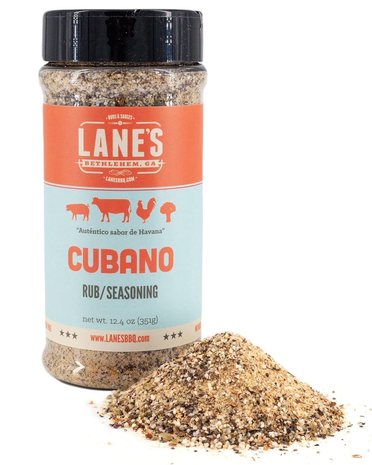 Amazon.com : Lane's Cubano Cuban Seasoning Rub, All-Natural Cuban Spice ...