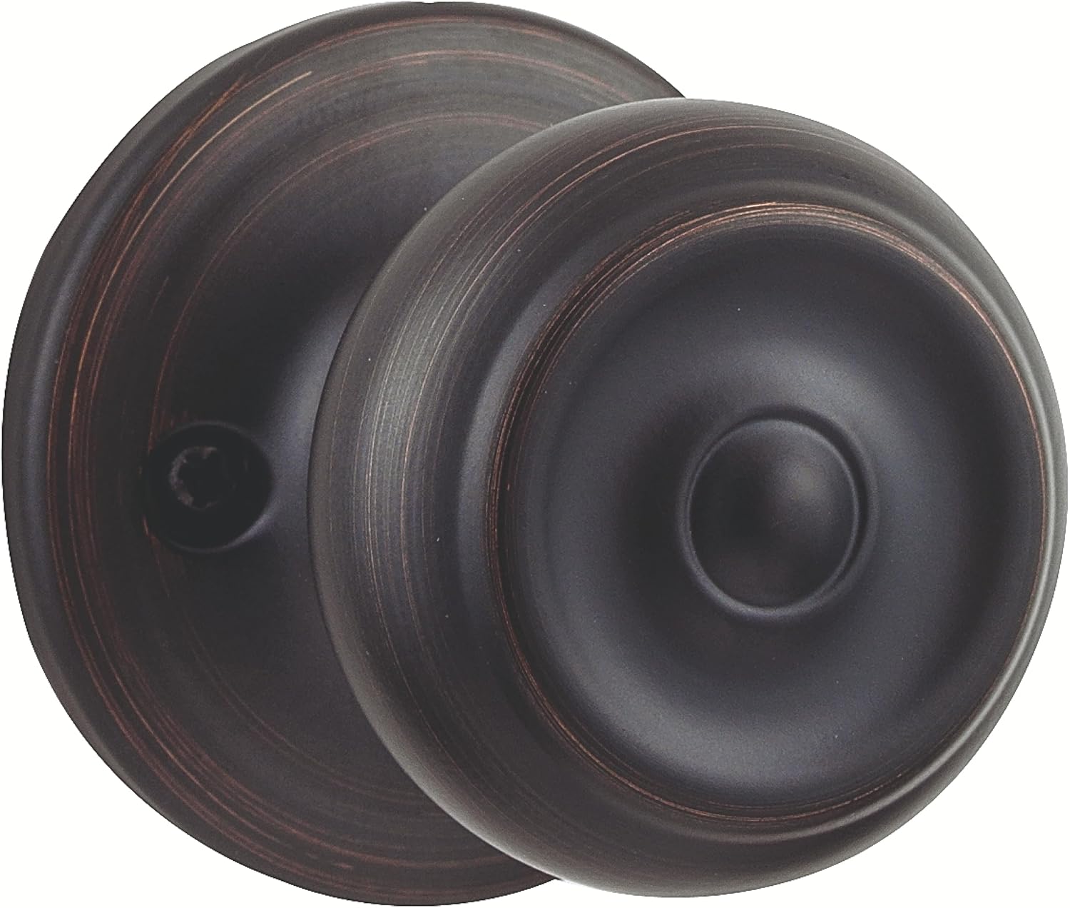 Weiser Phoenix Venetian Bronze Door Knob, Non-turning Interior Door Handles/Dummy Knobs for ...